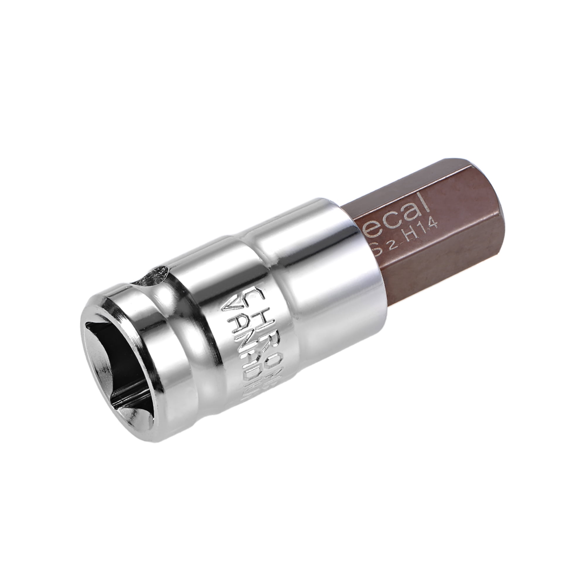 Uxcell 1/2" Drive x H14 Hex Bit Socket, S2 Steel Bits, CR-V Sockets ...