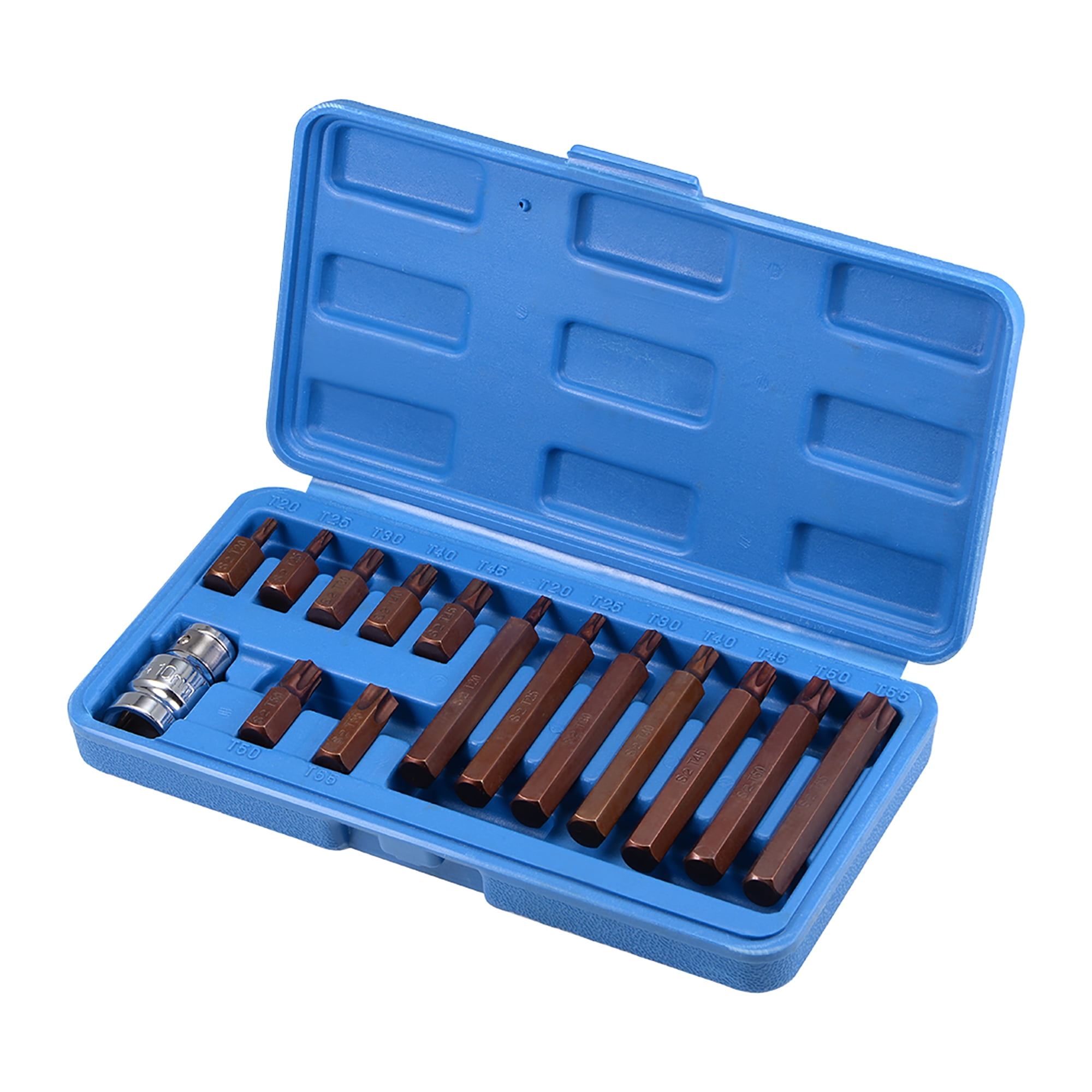 Uxcell 1/2" Drive x T20 - T55 Torx Bit Socket Set, S2 Steel Bits, CR-V ...