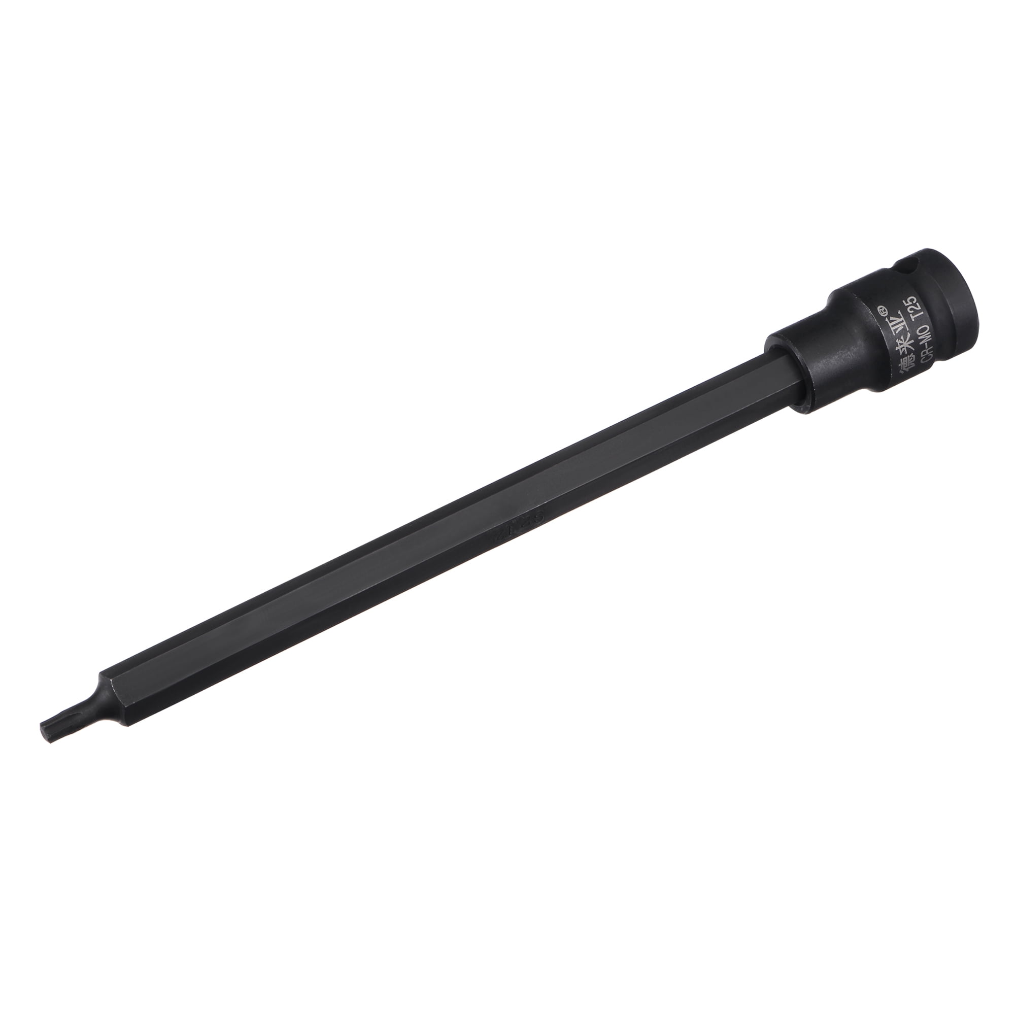 Uxcell 1/2" Drive x T25 8" Length S2 Steel Bits, Cr-Mo Sockets, Torx ...