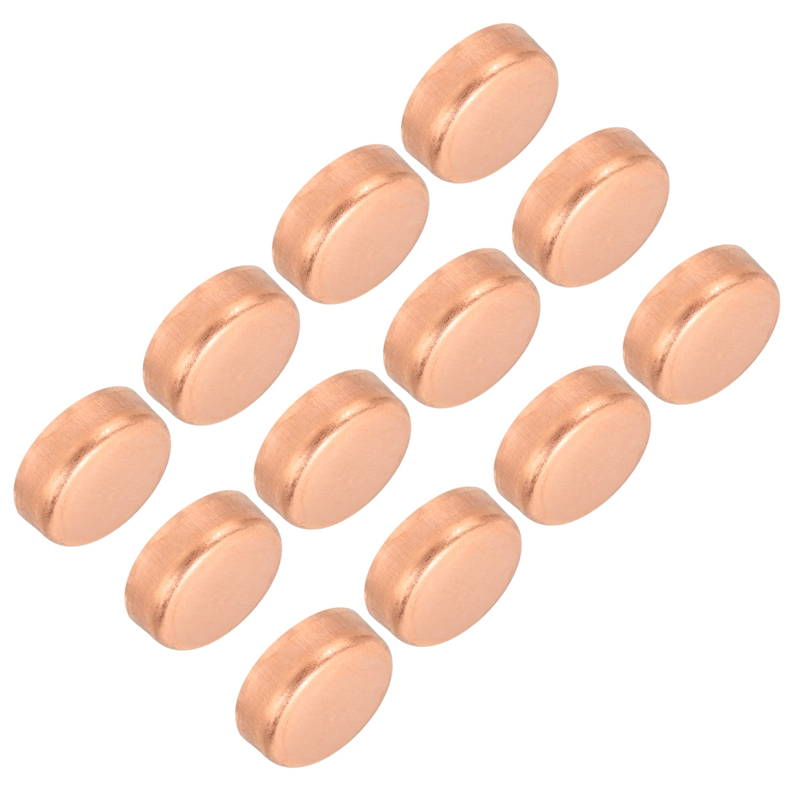 Uxcell Copper Pipe End Cap 12Pcs Copper Fitting Cap Sweat Plug ...