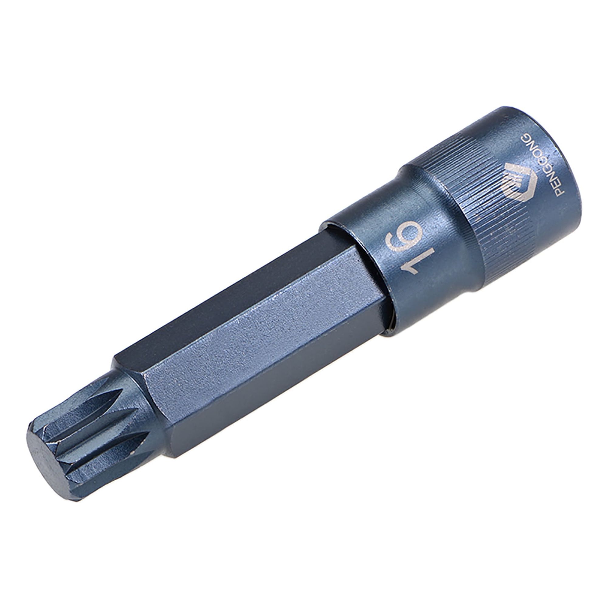 Uxcell 1/2-Inch Square Drive x M16 Metric Spline Bit Socket, 4 Inch ...