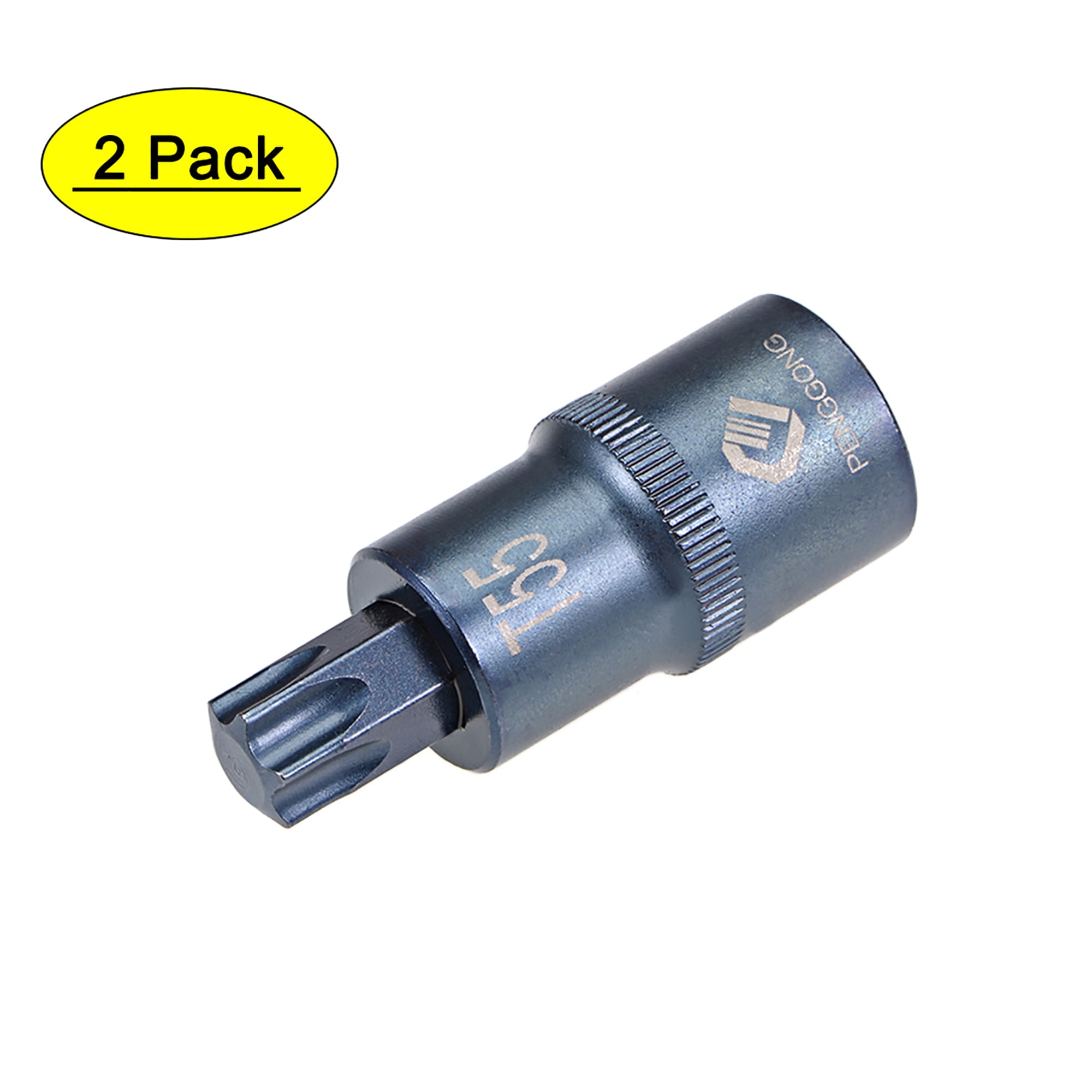 Uxcell 1/2-Inch Square Drive x T55 Metric Torx Bit Socket, 2 Inch ...