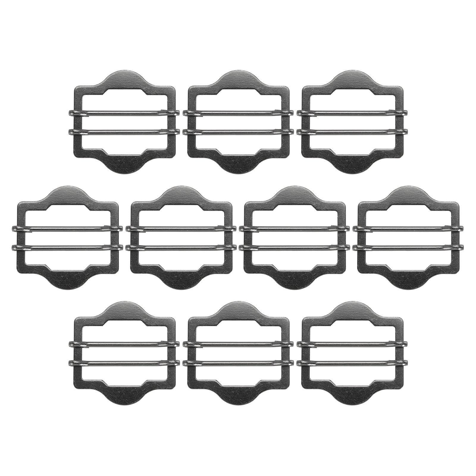 Uxcell 1.2 Inch Vest Buckles, 10 Pcs Metal Slide Adjuster Clasp for ...