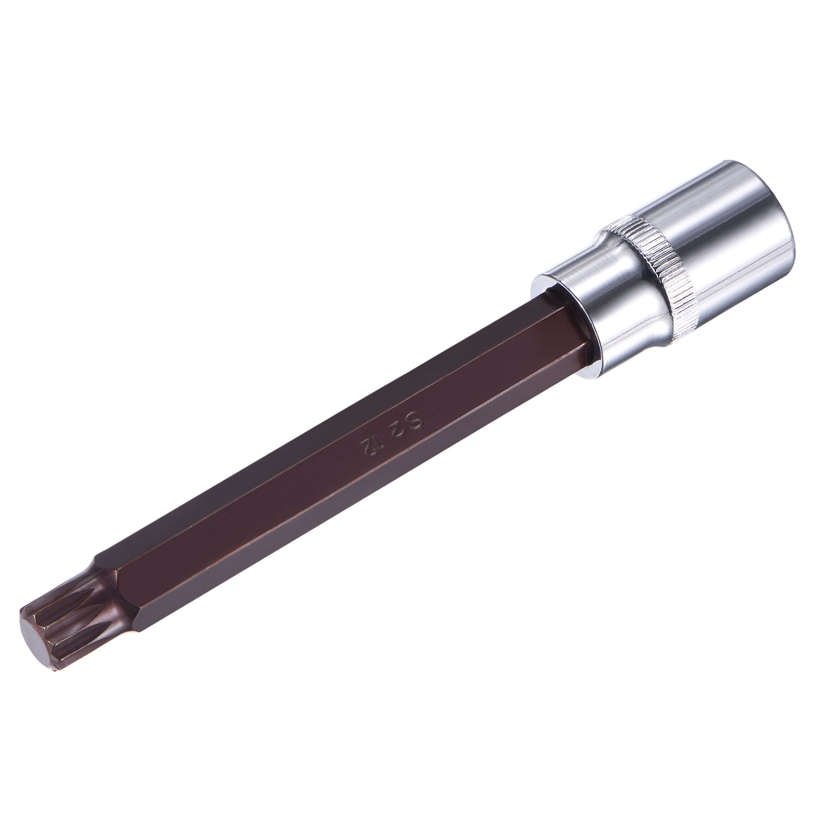 Uxcell 1/2" Square Drive x M12 Spline Bit Socket, S2 Steel Bits, CR-V ...