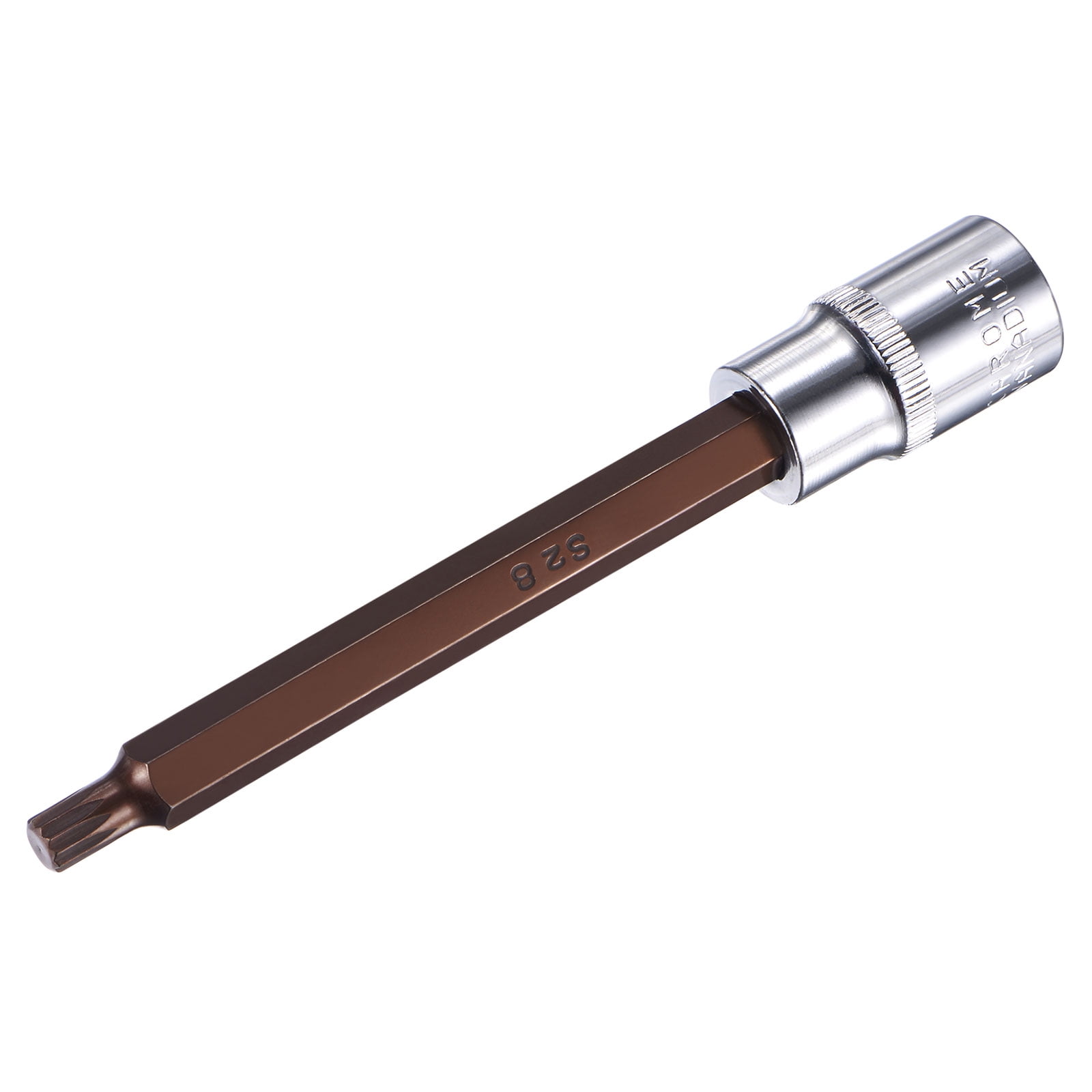 Uxcell 1/2" Square Drive x M8 Spline Bit Socket, S2 Steel Bits, CR-V ...