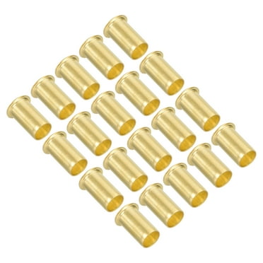 Uxcell 3/8" ID Brass Compression Sleeve Ferrules, Brass Compression ...