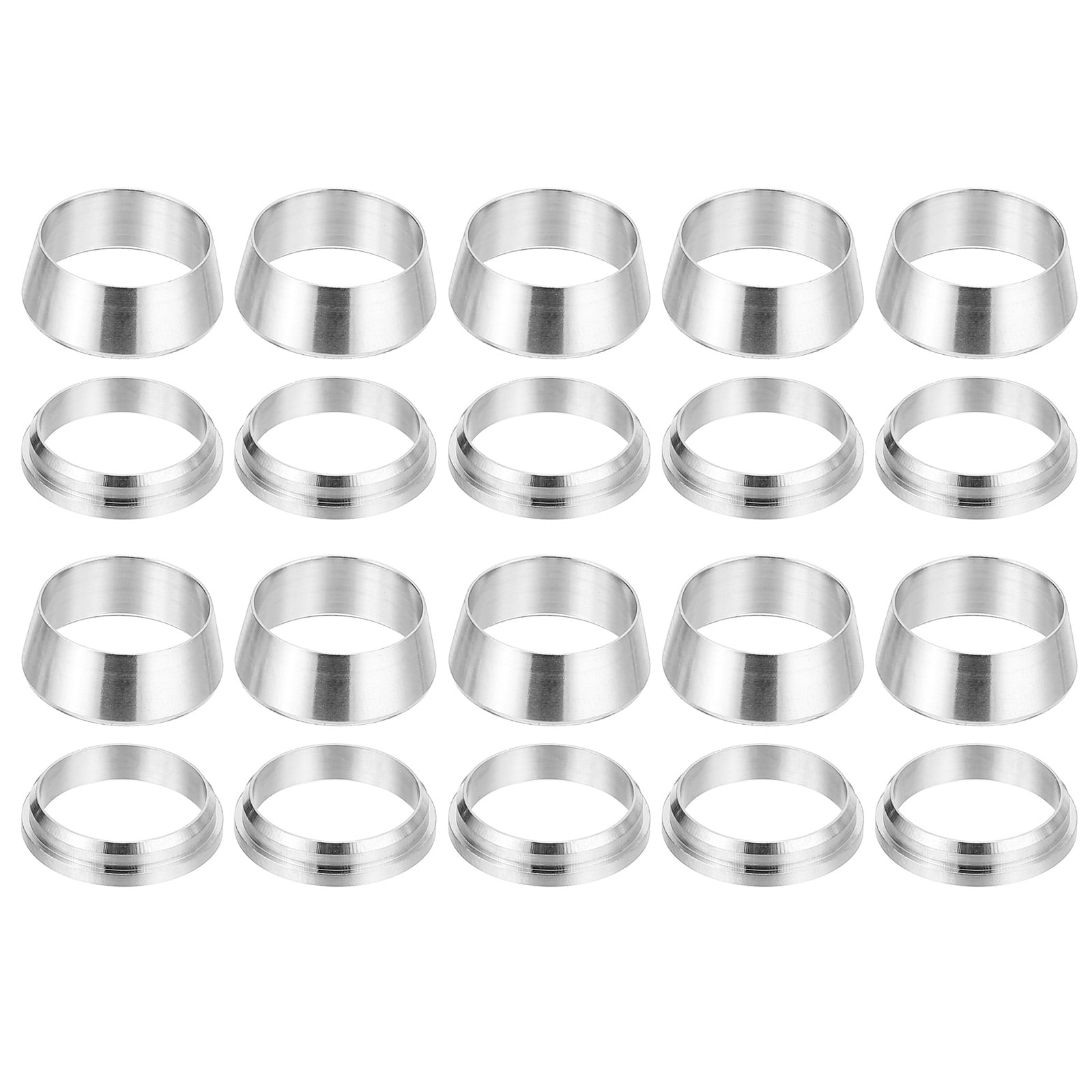 Uxcell 1/2" Tube OD 304 Stainless Steel Compression Tube Fitting Sleeve ...