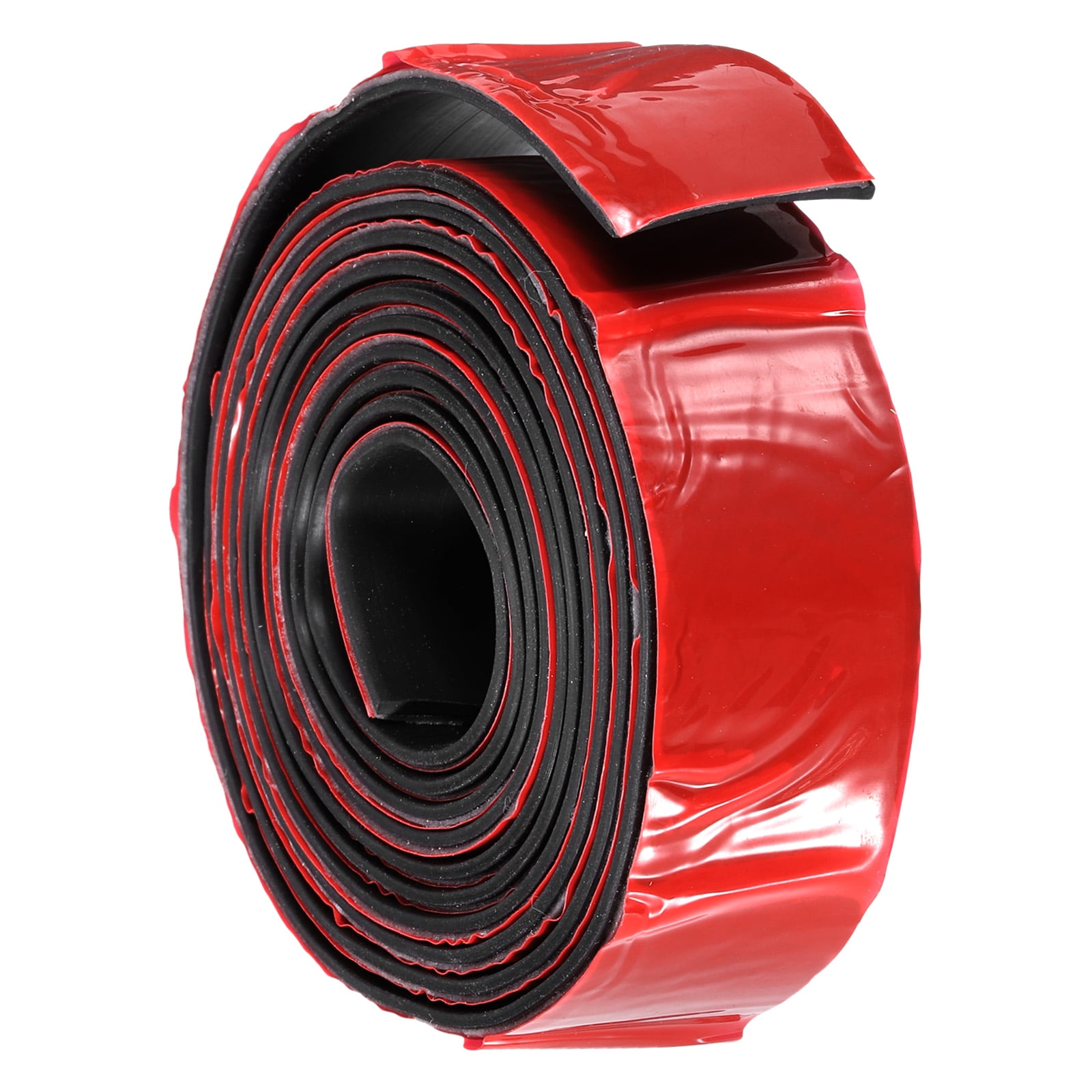 Uxcell 1.2"W x 1/16"T x 6'L Adhesive Rubber Strips Solid Neoprene ...