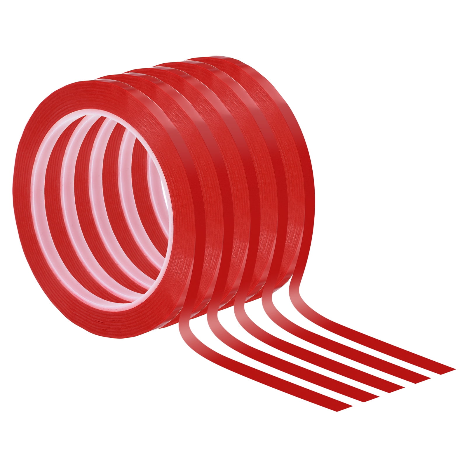 Uxcell 1/2" Whiteboard Tape, 5 Pack Thin Dry Erase Tape 72 Yard for ...