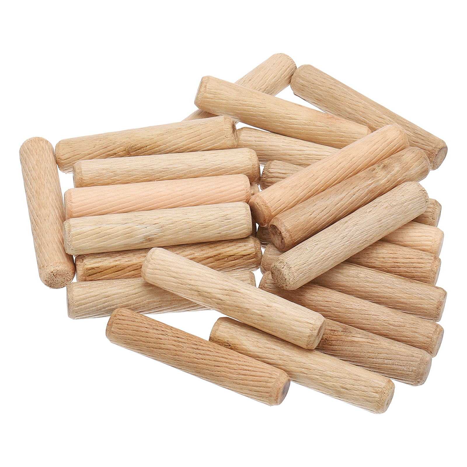 Uxcell 1/2 Wooden Dowel Pins, 300 Pcs M12x60mm Wood Dowel Pins Hardwood ...