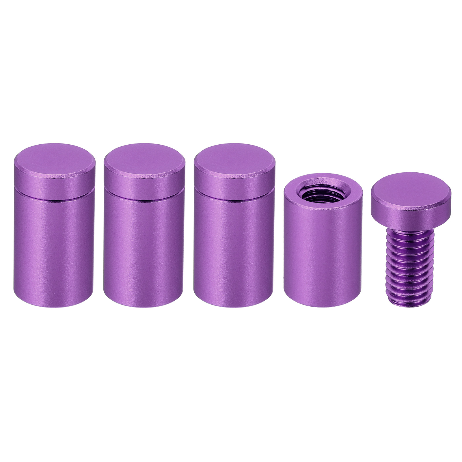 Uxcell 1/2 x 0.9 inch Sign Standoff Screws, 4 Pcs Stainless Steel Wall Standoff Mounting ...