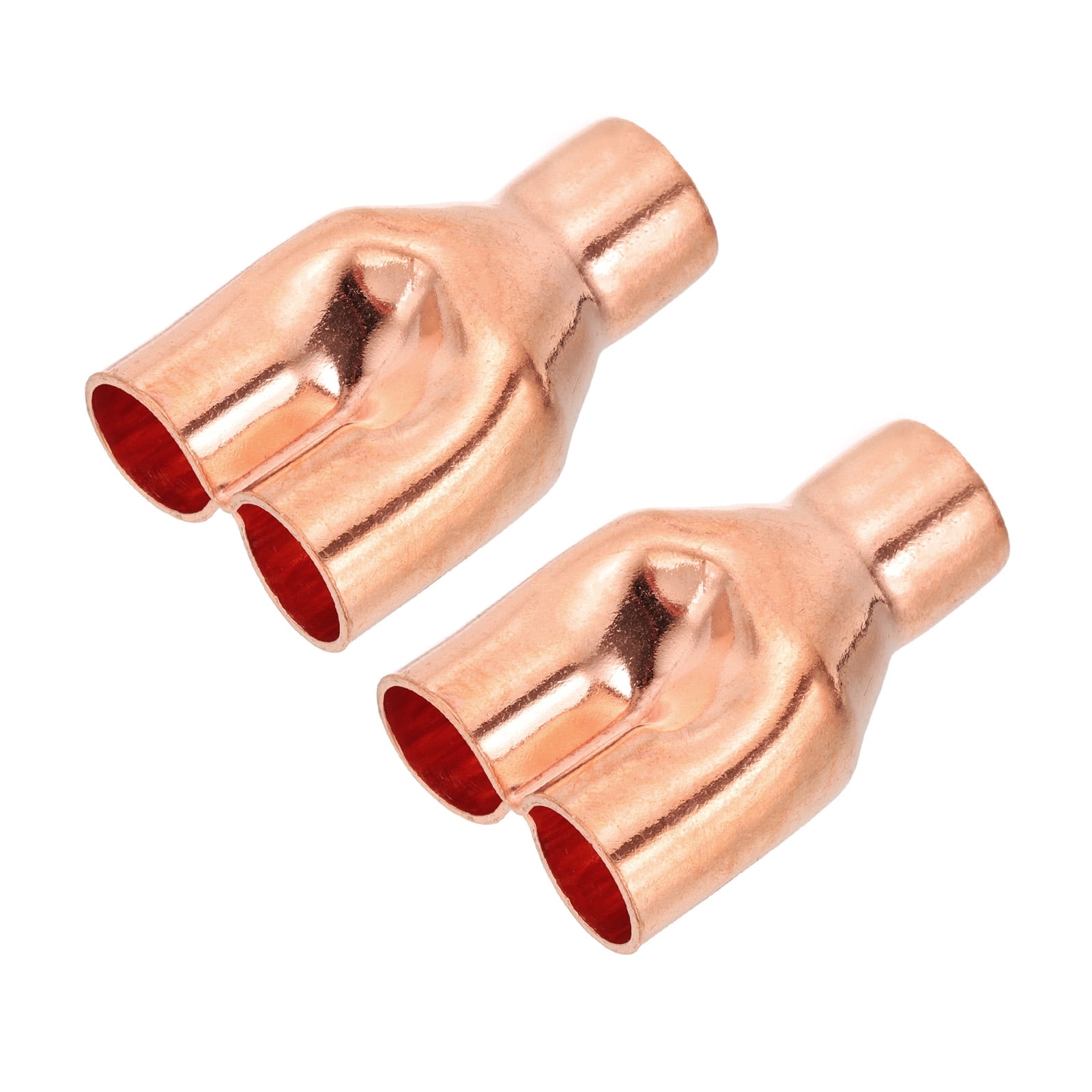 Uxcell Y Type Copper Fitting, Welding Joint Split Union Intersection ...
