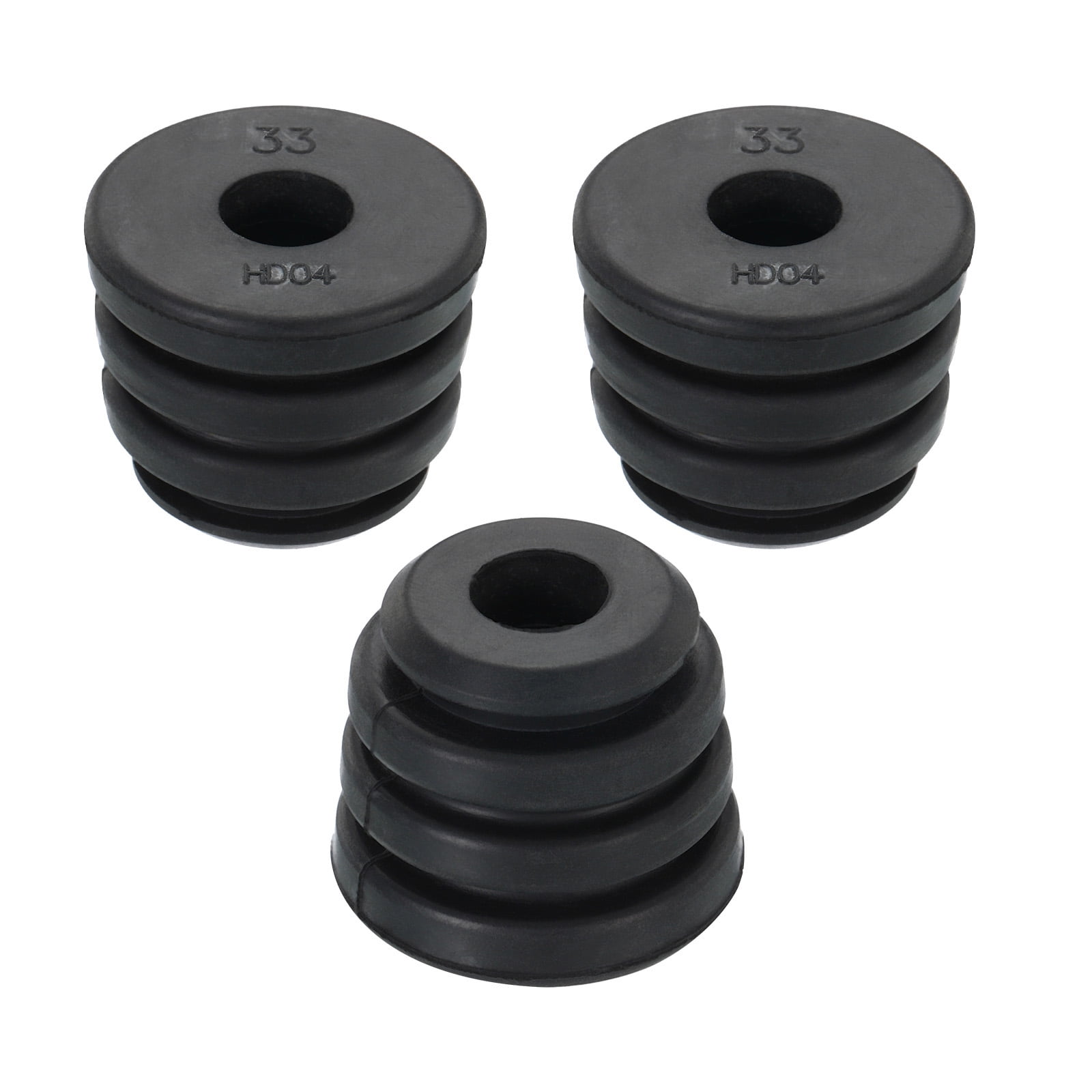Uxcell 1.2" x 1" Compressor Rubber Feet Foot Mount Anti Vibration Pad ...