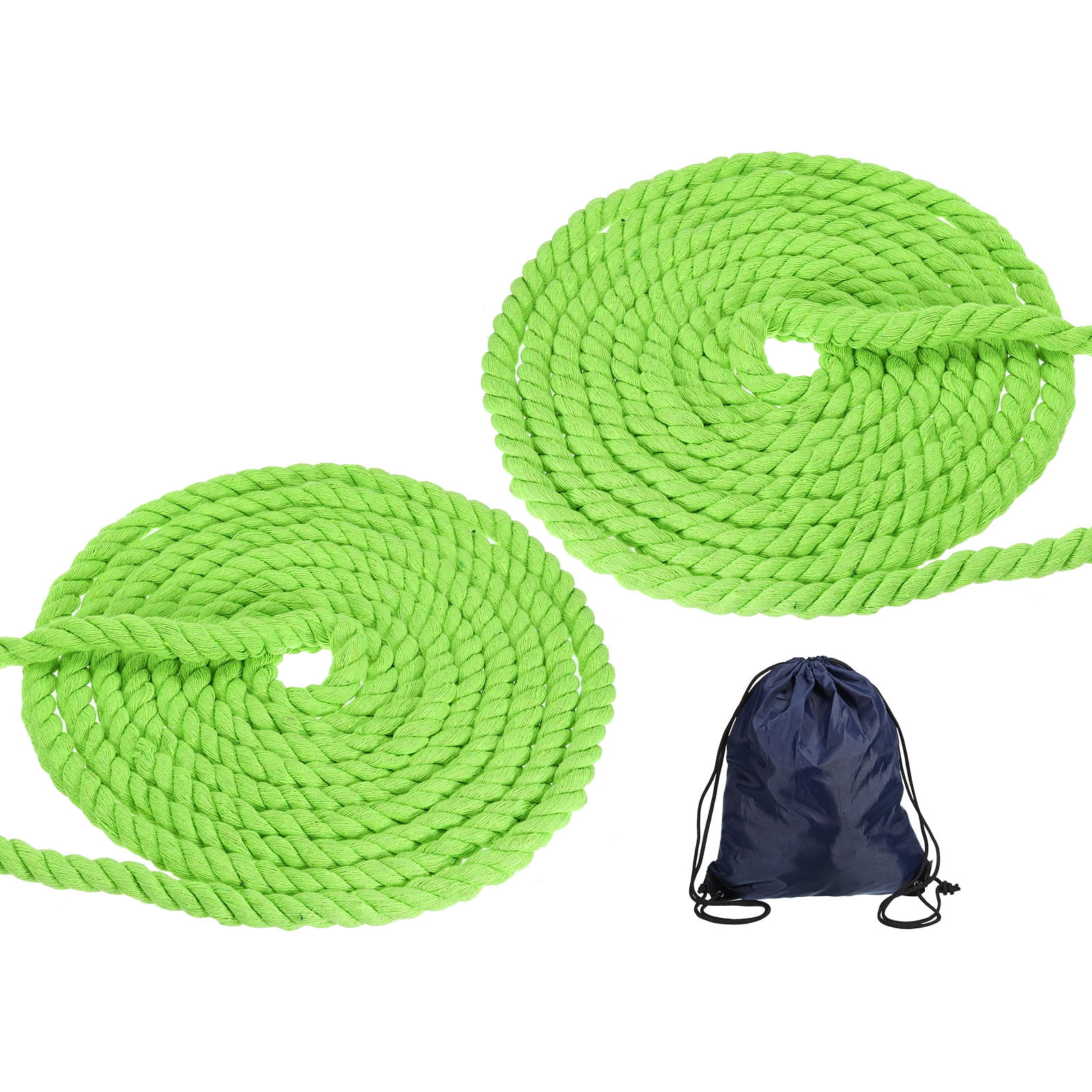 Uxcell 1/2"x16' Natural Twisted Cotton Rope 3 Strand Soft Craft Rope ...