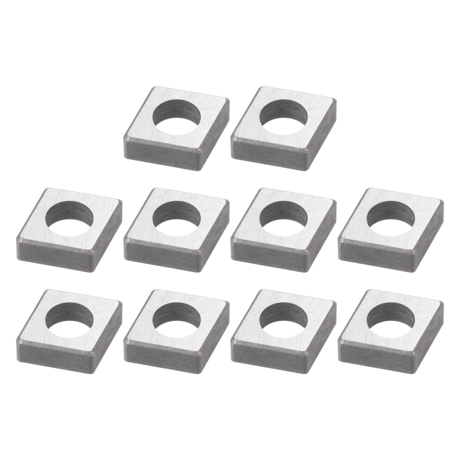 Uxcell 1/2"x3/16" Carbide Turning Insert Seats Shim 80 degree Rhombus ...