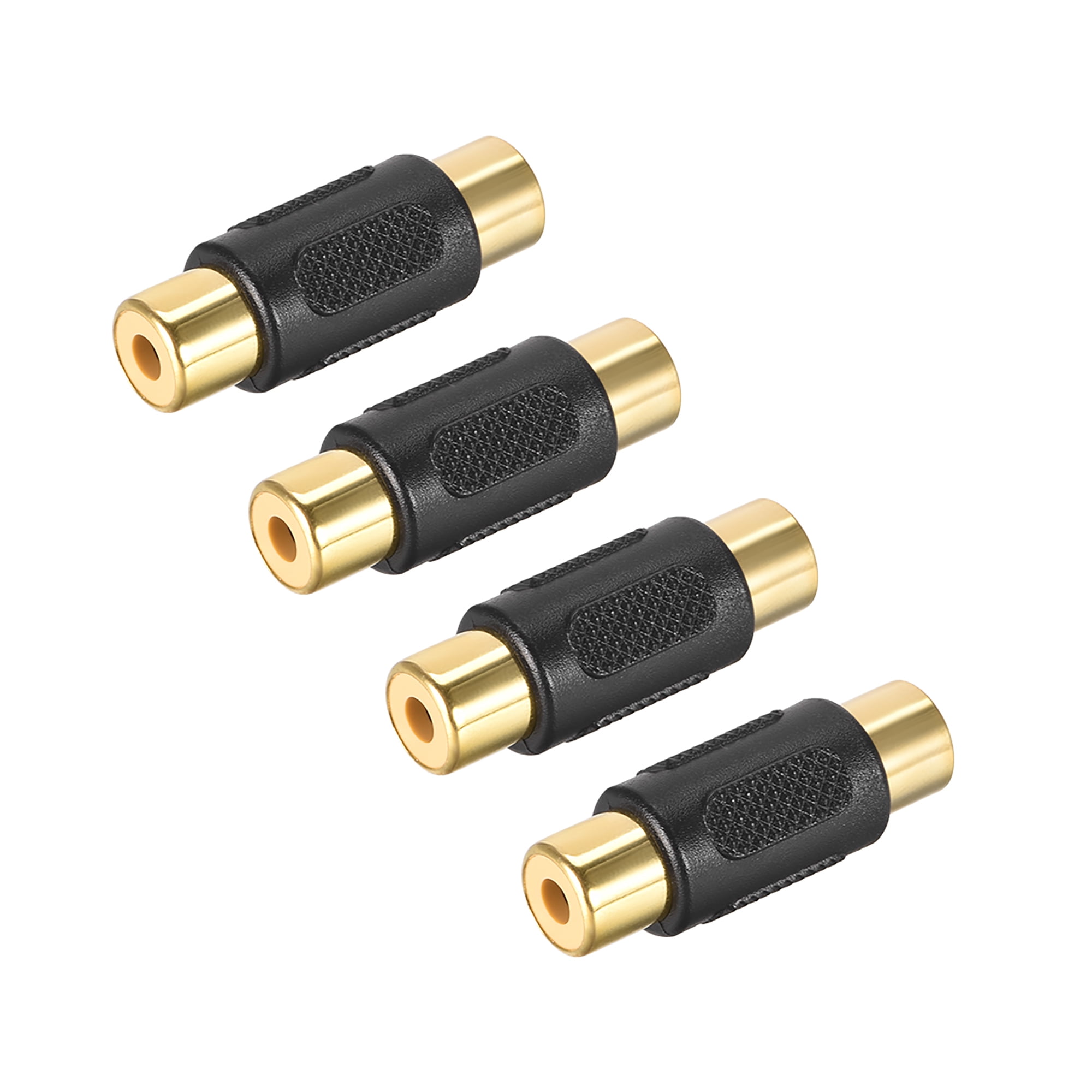 Uxcell 1.26''x0.43'' RCA Female to Female Connector Stereo Audio ...