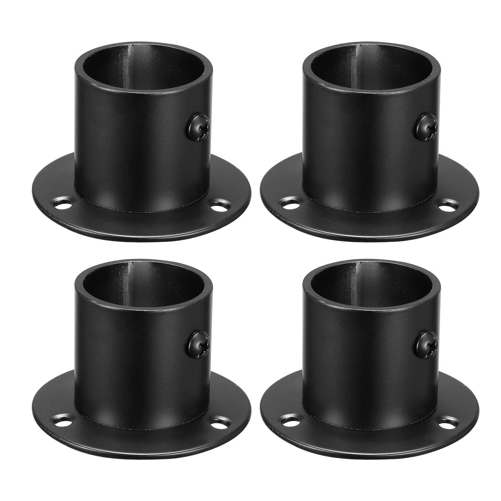 Uxcell 1.28'' Dia Stainless Steel Pole Sockets Flange Rod Holder ...