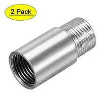Uxcell Stainless Steel Shower Head Extender, Male to Female Thread ...