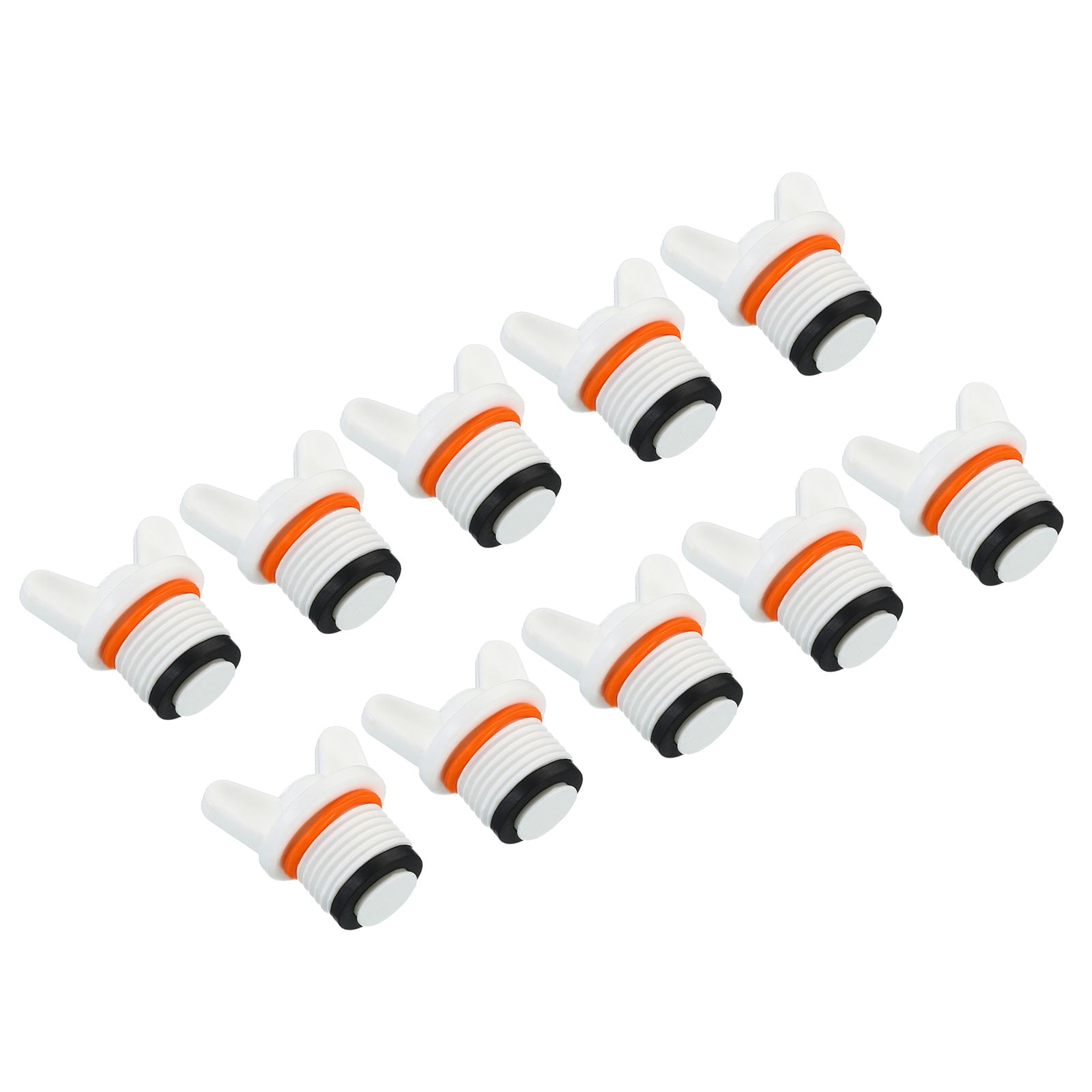 Uxcell 1/2PT PPR Pipe Fitting End Cap, 10 Pack Butterfly Male Water ...