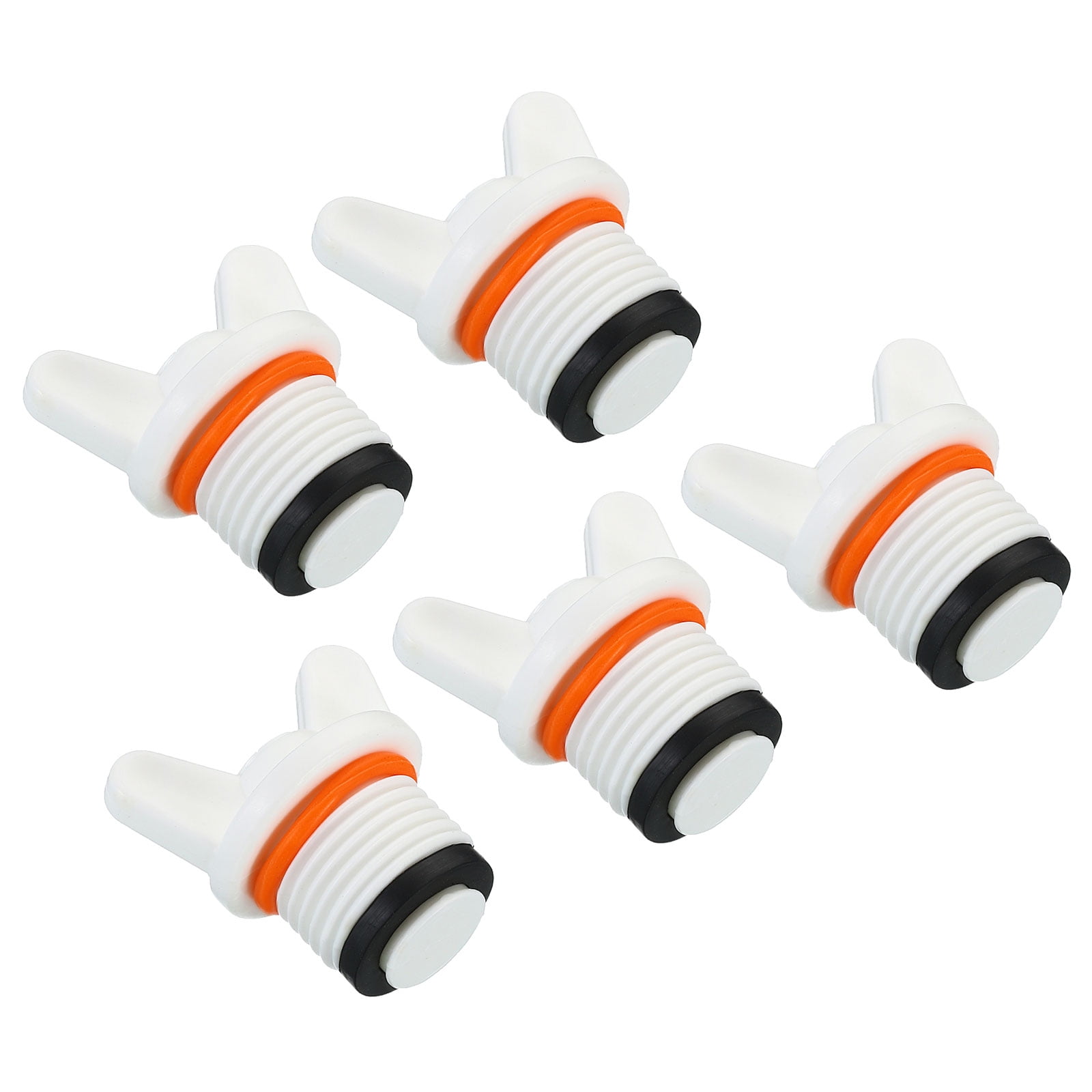 Uxcell 1/2PT PPR Pipe Fitting End Cap, 5 Pack Butterfly Male Water ...