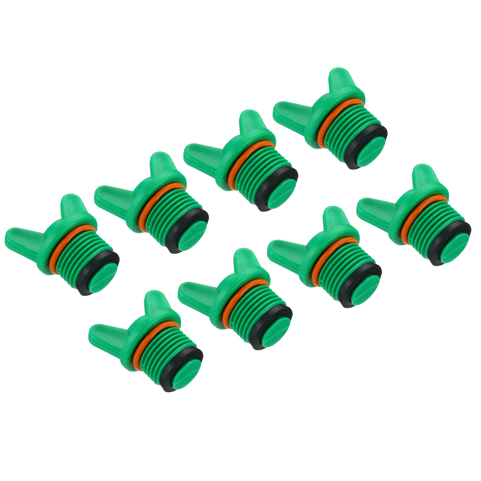 Uxcell 1/2PT PPR Pipe Fitting End Cap, 8 Pack Butterfly Male Water ...
