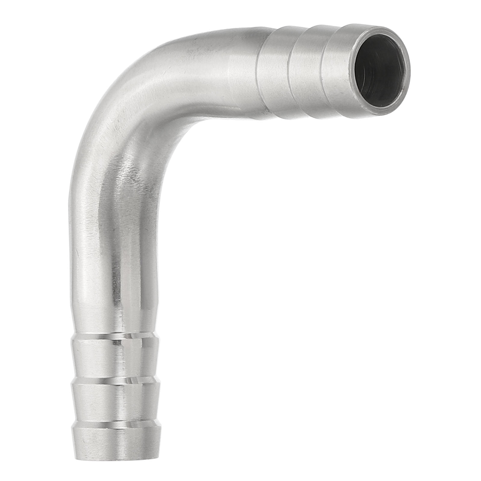 Uxcell 1/2in Sanitary Hose Barb Fitting, 90 Degree Elbow Hose Barb Pipe ...