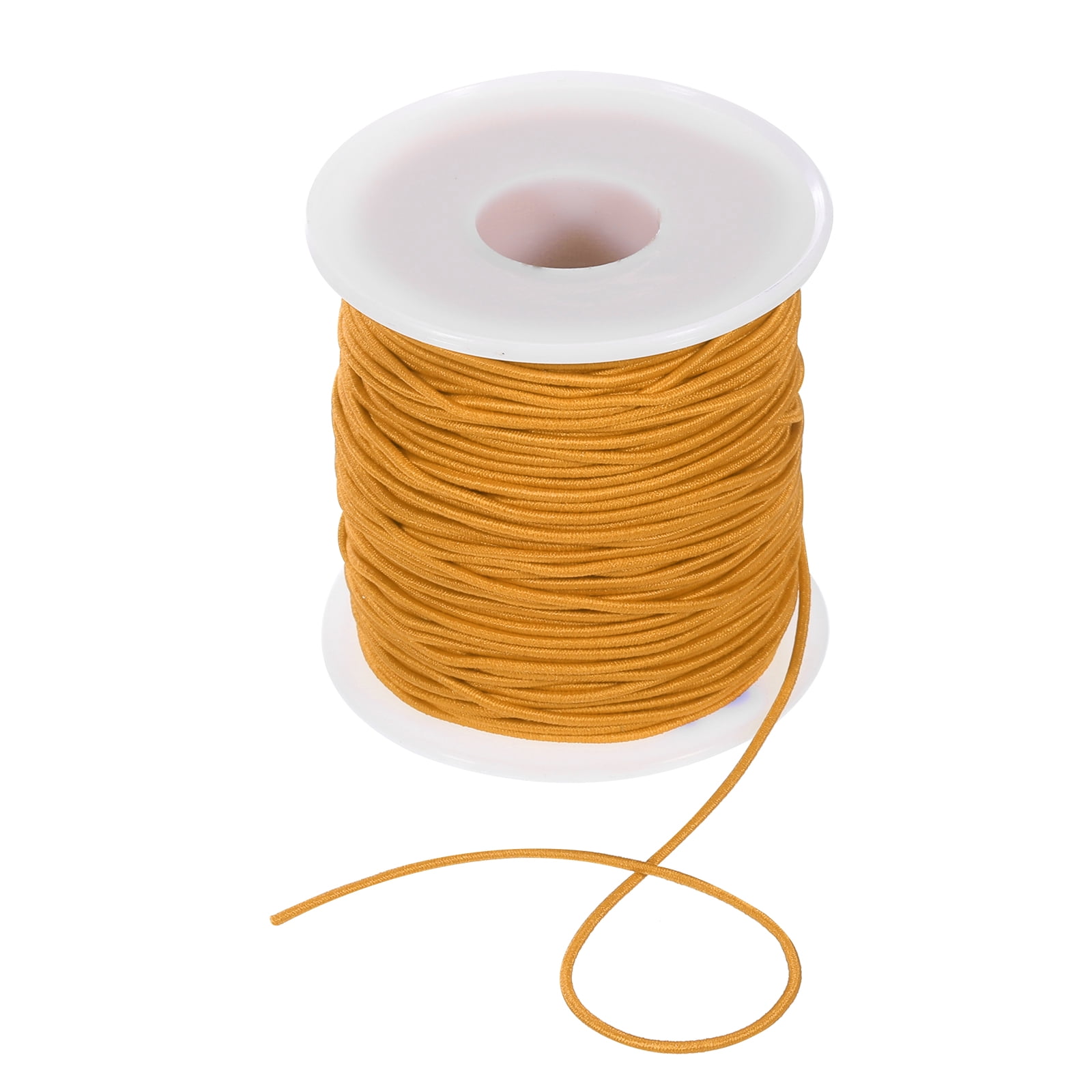 Uxcell 1.2mm 54 Yards Elastic String Cord Elastic Thread Beading String ...