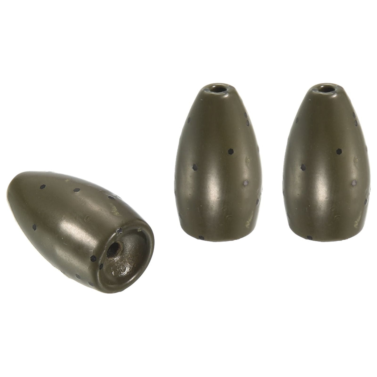 Uxcell 1/2oz Tungsten Fishing Weights Bait Sinkers for Bass Fishing ...