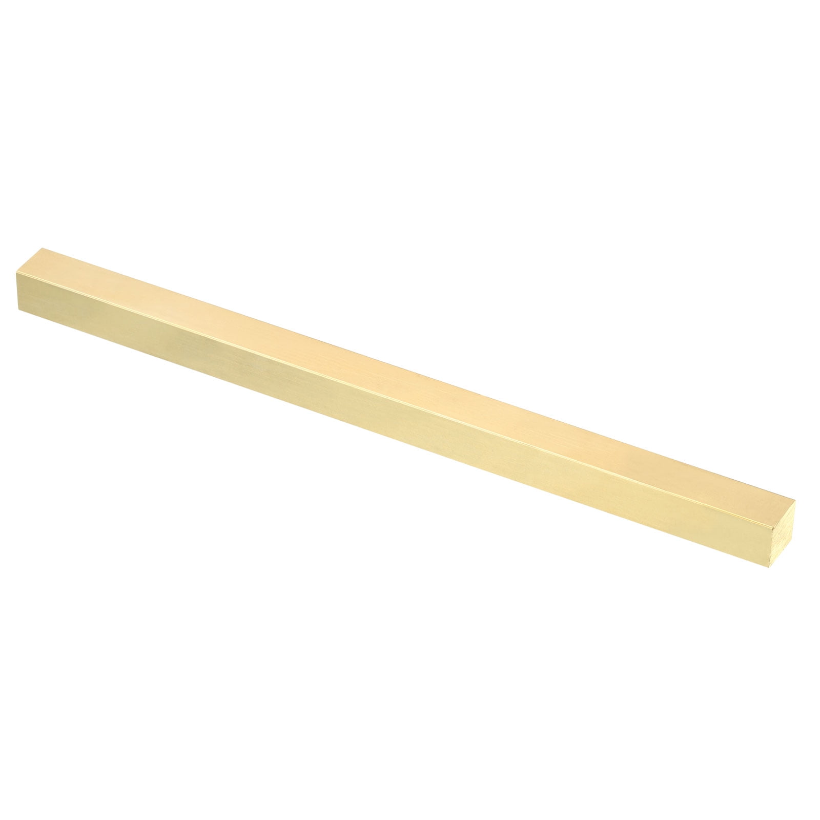 Uxcell 1/2x1/2x8" C360 Brass Square Bar, Solid Square Mill Stock, Brass ...