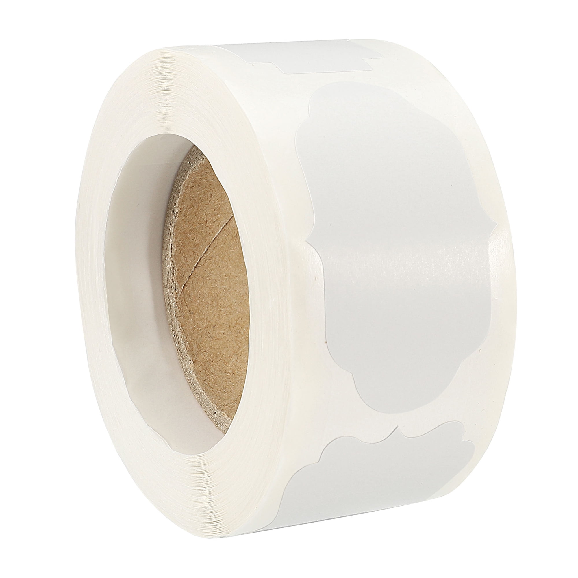 Uxcell 1.2x2 Inch Gift Marker Adhesive Craft Paper Sticker Food Storage ...