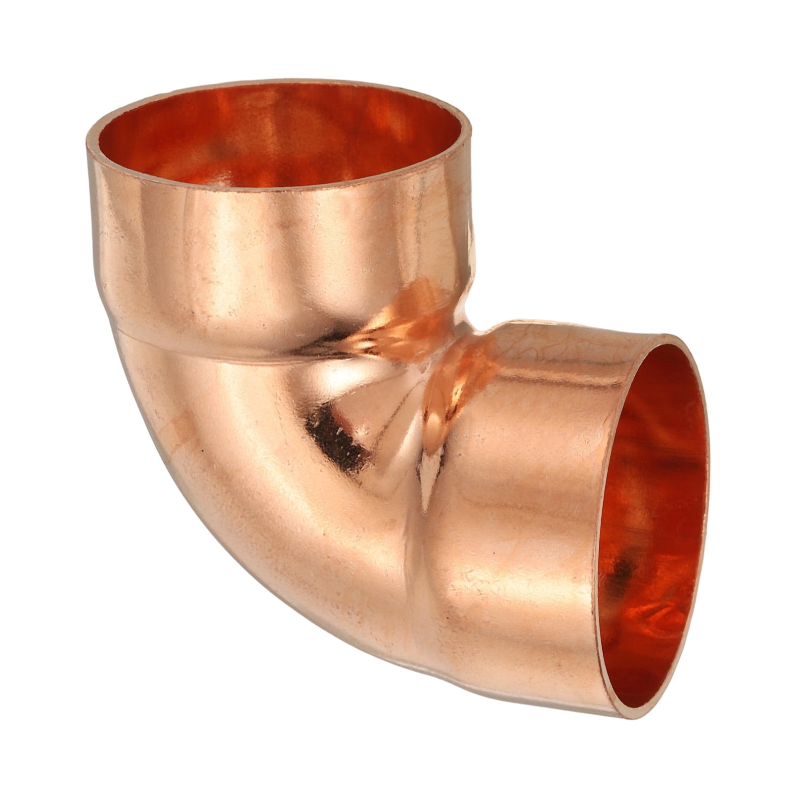 Uxcell 1-3/4"ID 1.5mm Thick Elbow Copper Fitting, 1Pcs 99.9% Pure ...