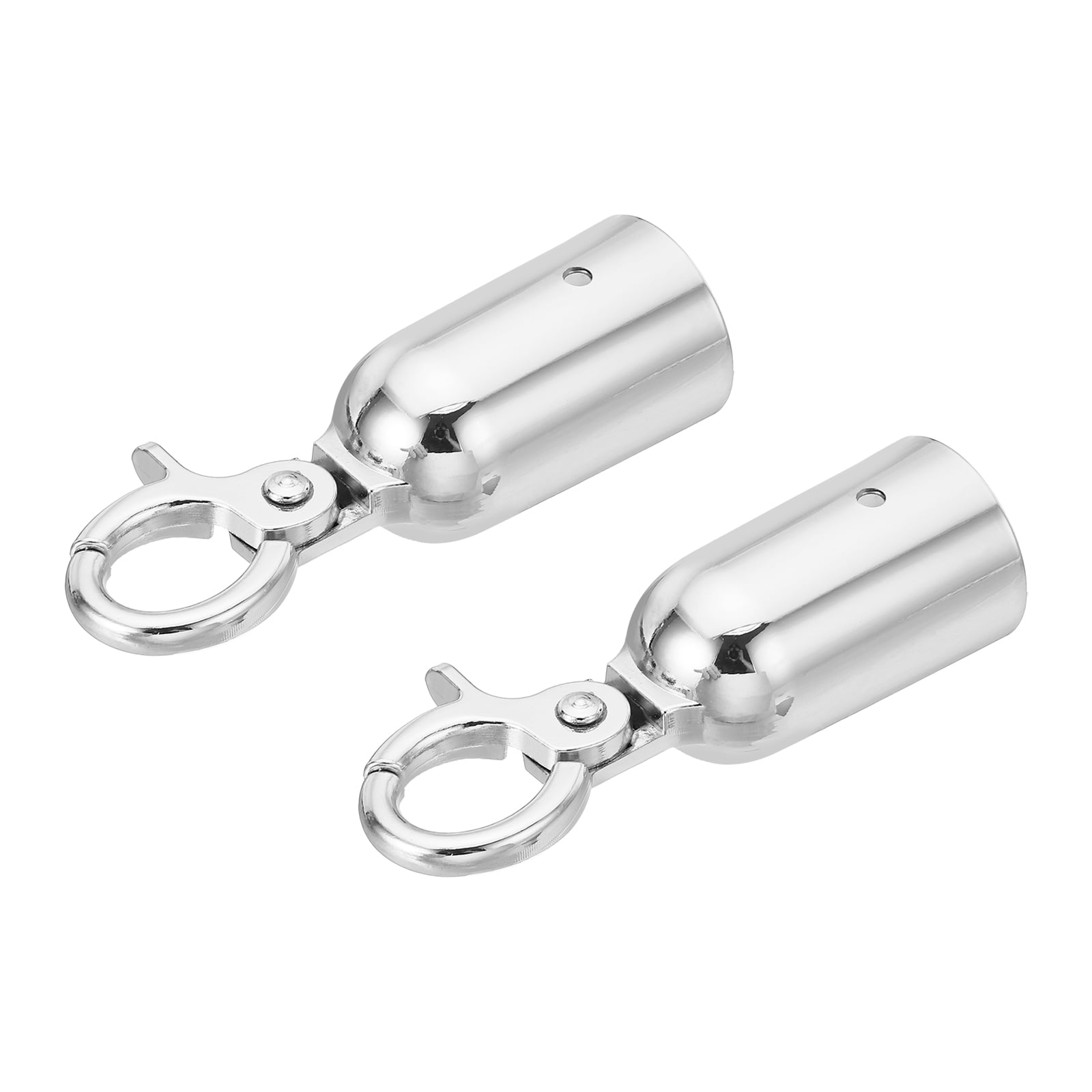 Uxcell 1.3" Stanchion Rope End Stopper Cord End Caps Barrier Rope End ...