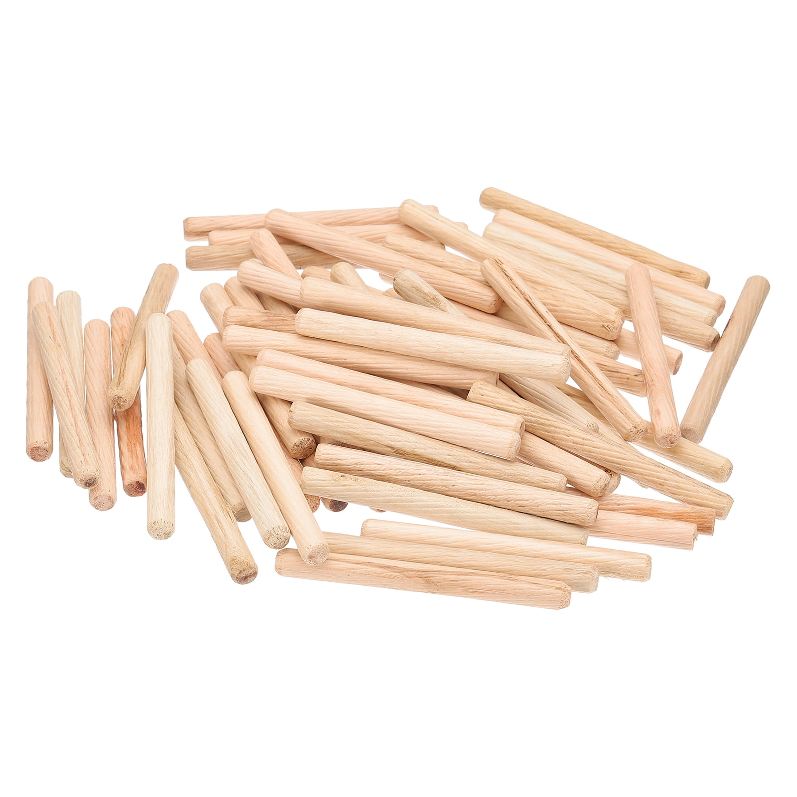 Uxcell 1/3 Wooden Dowel Pins, 144 Pcs M8x80mm Wood Dowel Pins Hardwood ...
