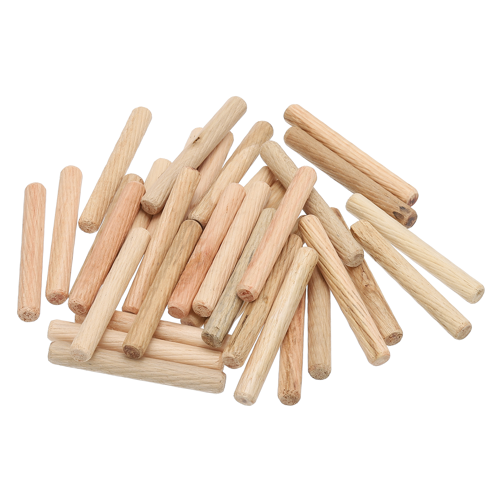 Uxcell 1/3 Wooden Dowel Pins, 300 Pcs M8x60mm Wood Dowel Pins Hardwood ...