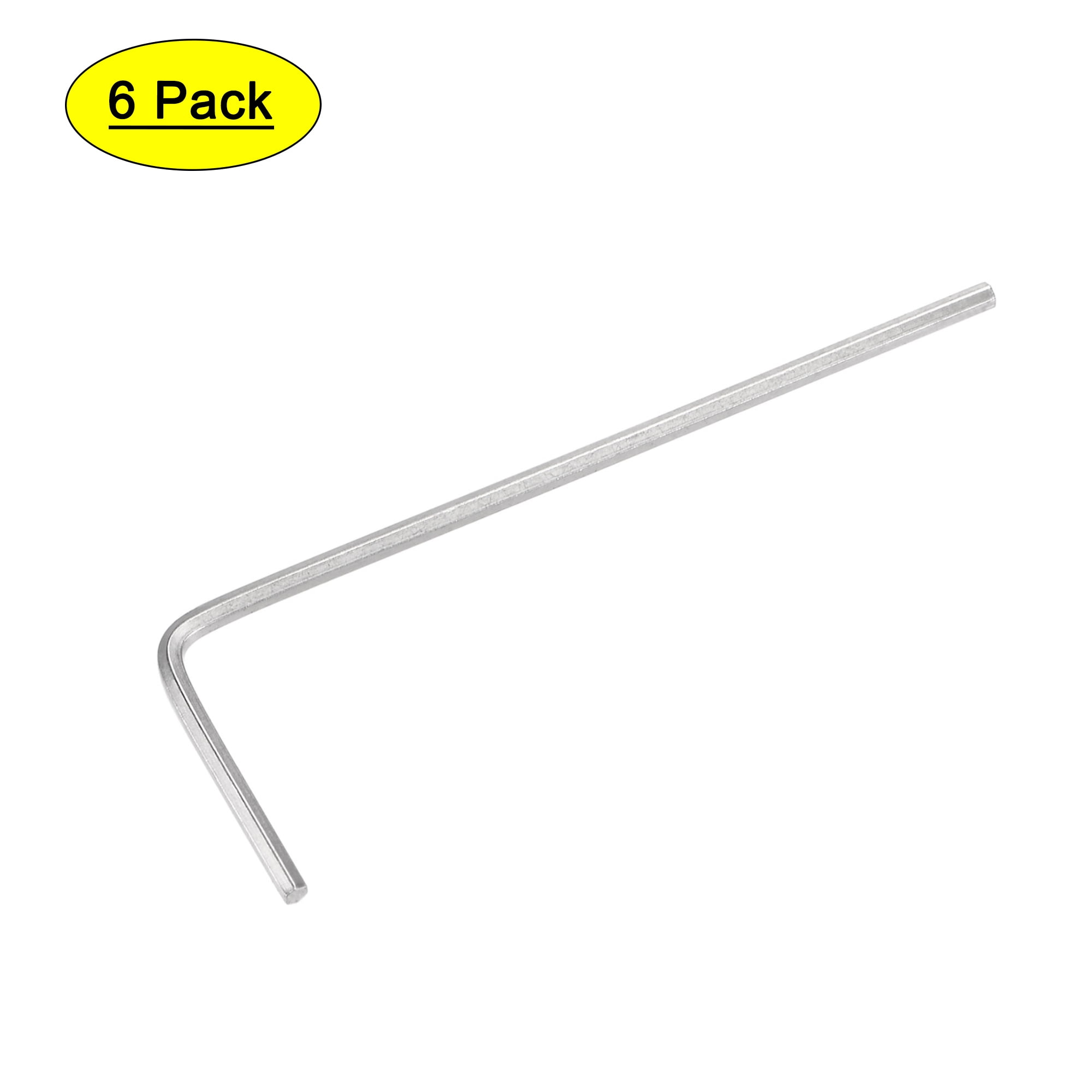 Uxcell 1.3mm Hex Wrench, L Shaped Long Arm CR-V Repairing Tool 6 Pack ...