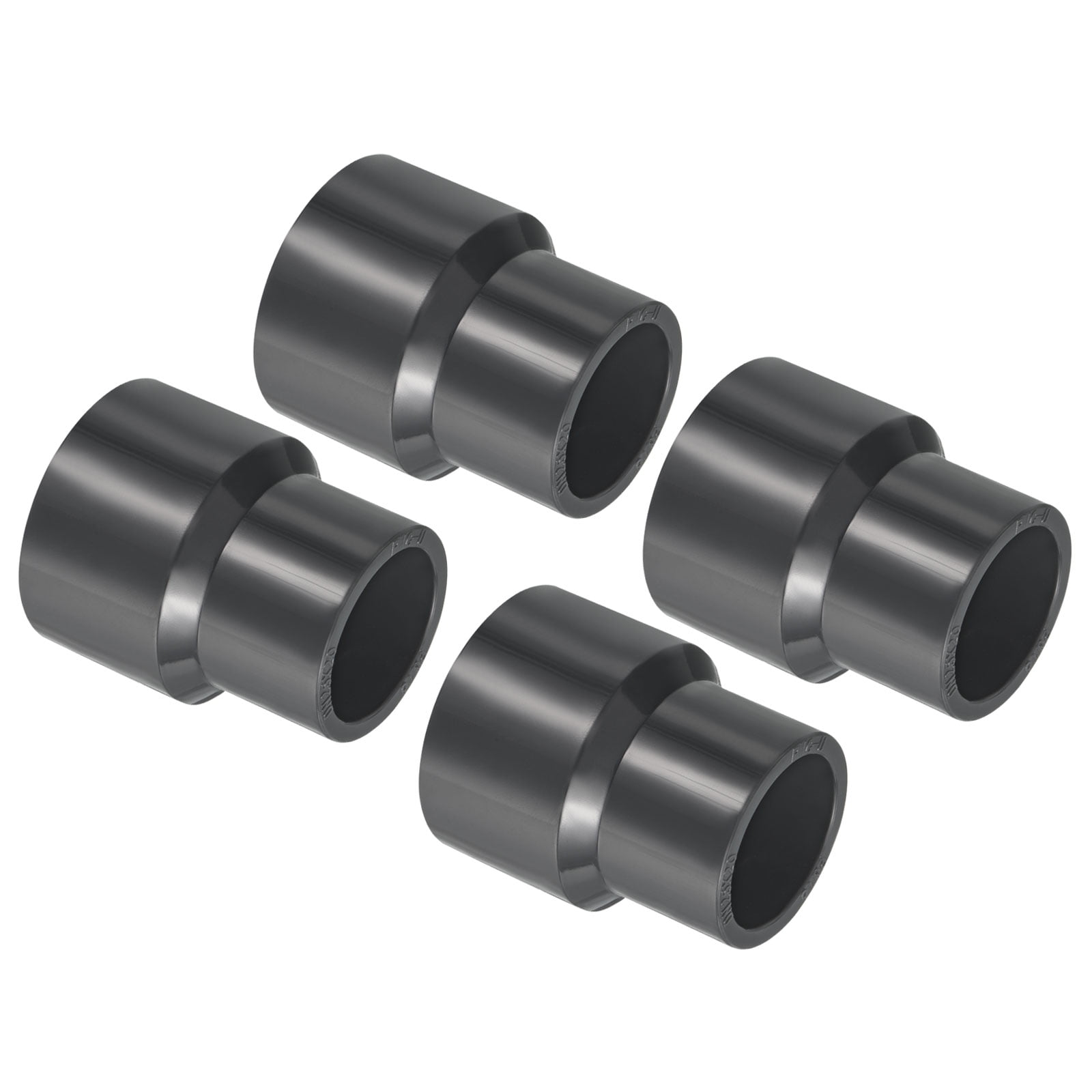 Uxcell 1.3x1" ID Reducer Pipe Fitting PVC Straight Socket Coupling ...