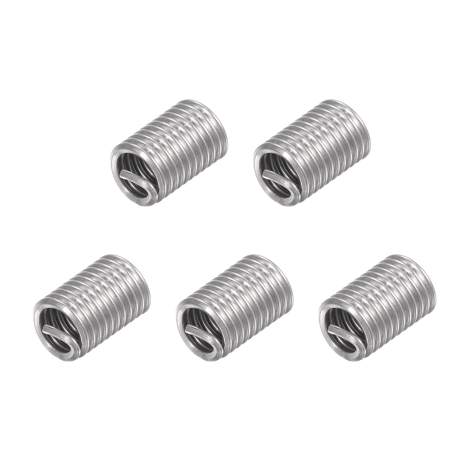 Uxcell 1/4-20 UNC 2.5D 304 Stainless Steel Wire Thread Inserts Screw ...