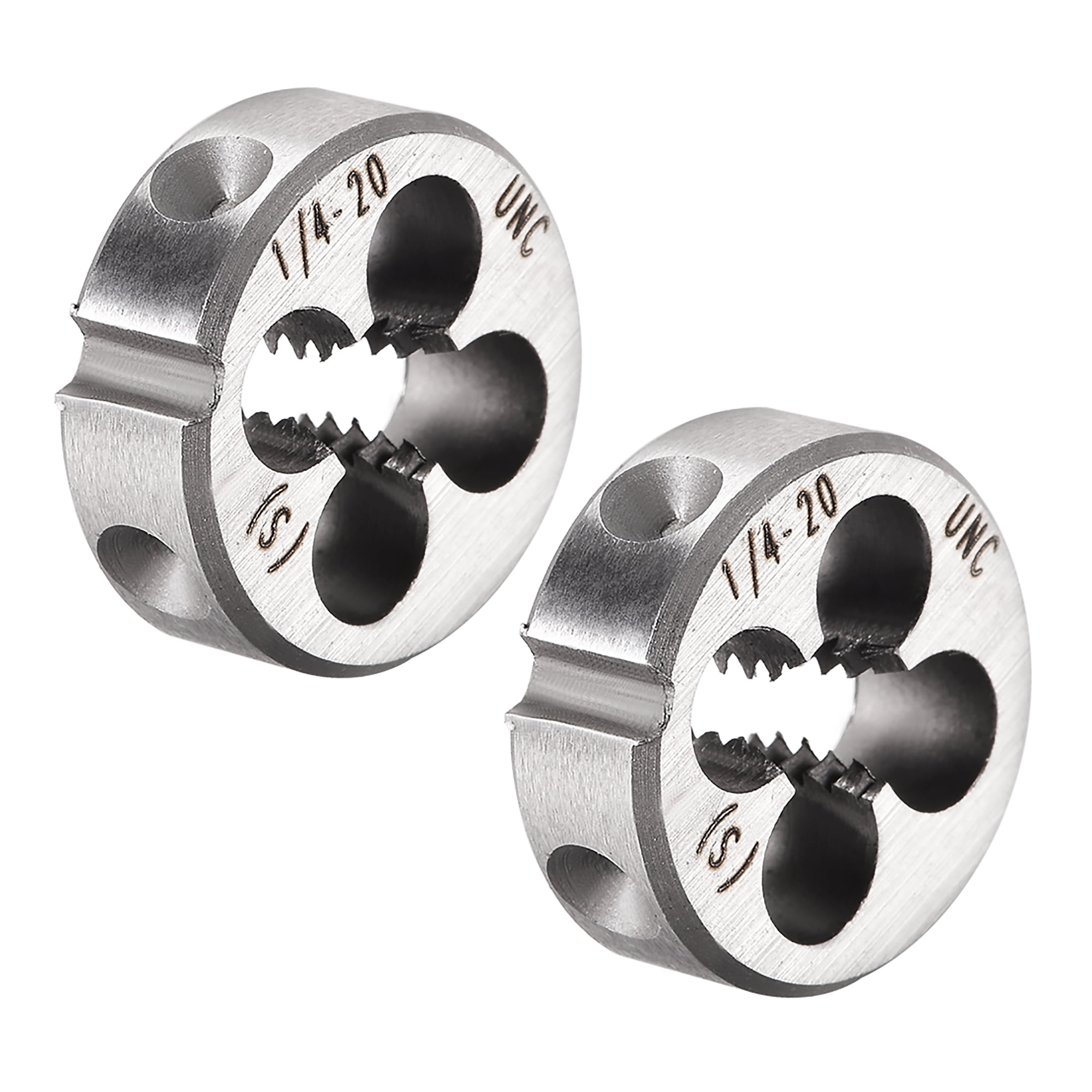 Uxcell 1/4-20 UNC Alloy Tool Steel Machine Thread Round Threading Dies ...