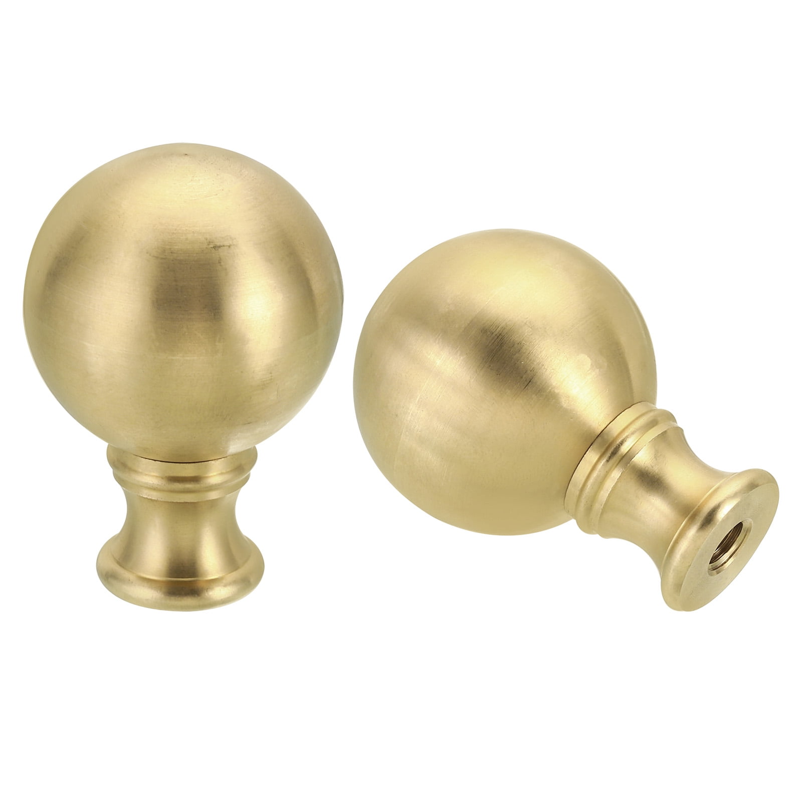 Uxcell 1/4-27 Lamp Finial Ball Cap Knob Lamp Shade Harp Top Screw ...