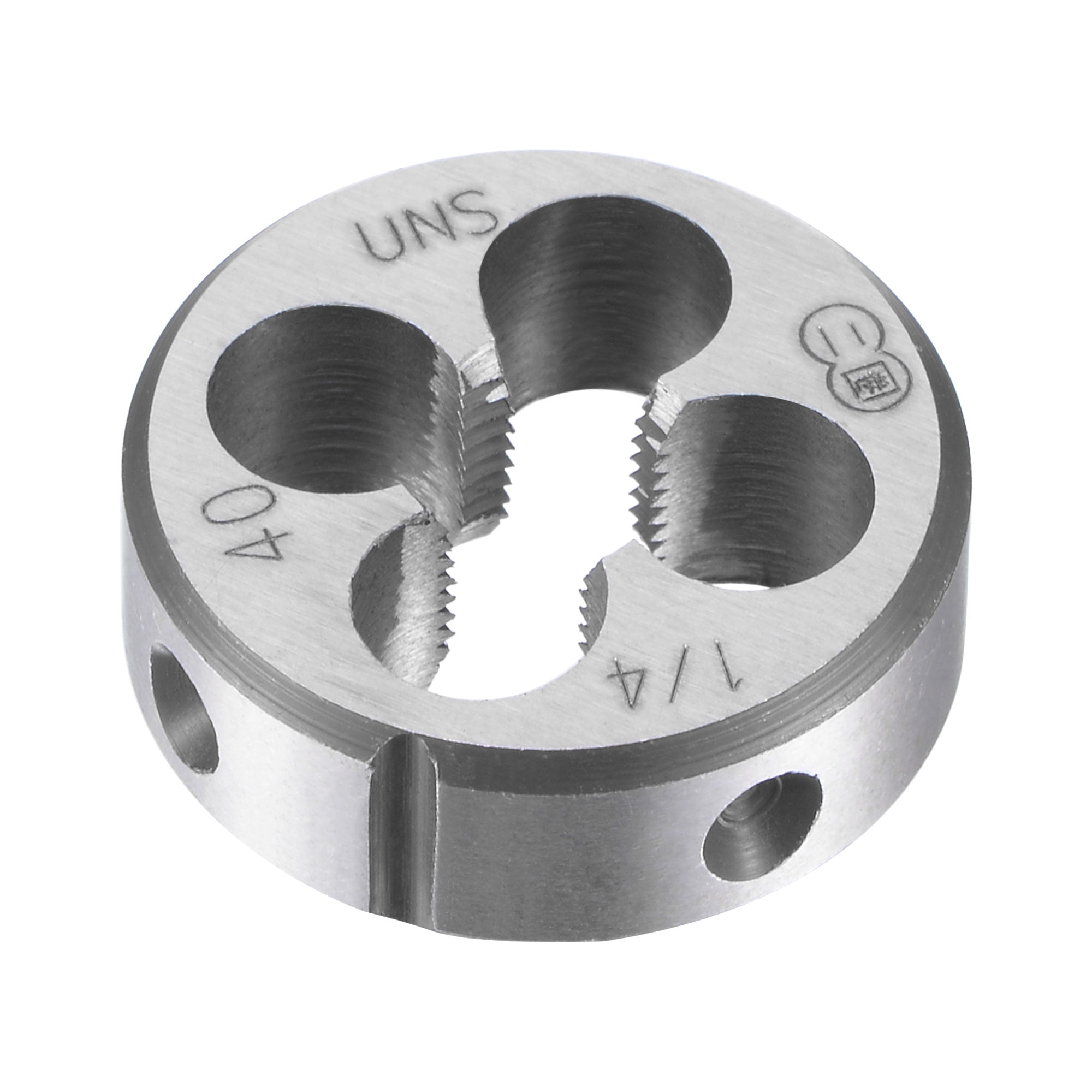 Uxcell 1/4"-40 UNS Alloy Tool Steel Machine Thread Round Threading Die ...