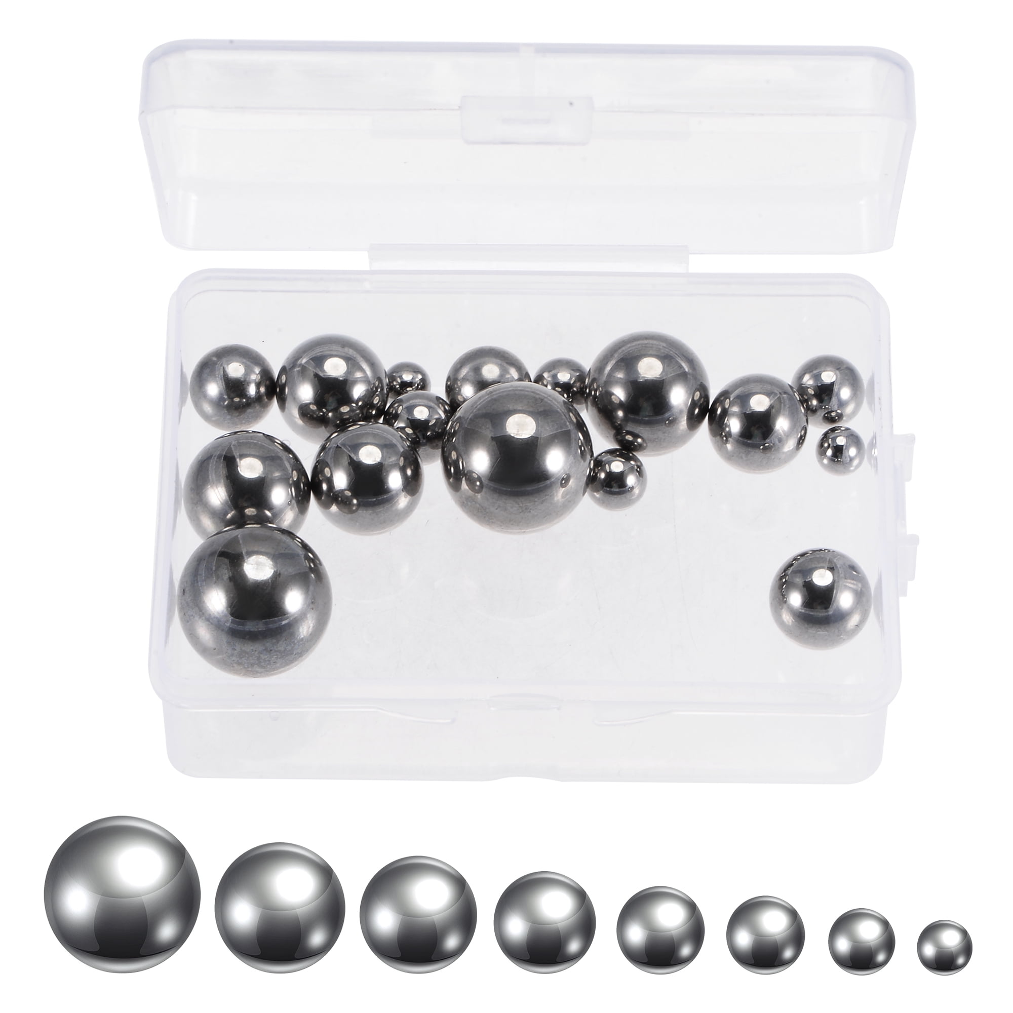 Uxcell 1/4" 5/16" 3/8" 7/16" 1/2" 9/16" 5/8" 3/4" 8 Size Bearing Balls ...
