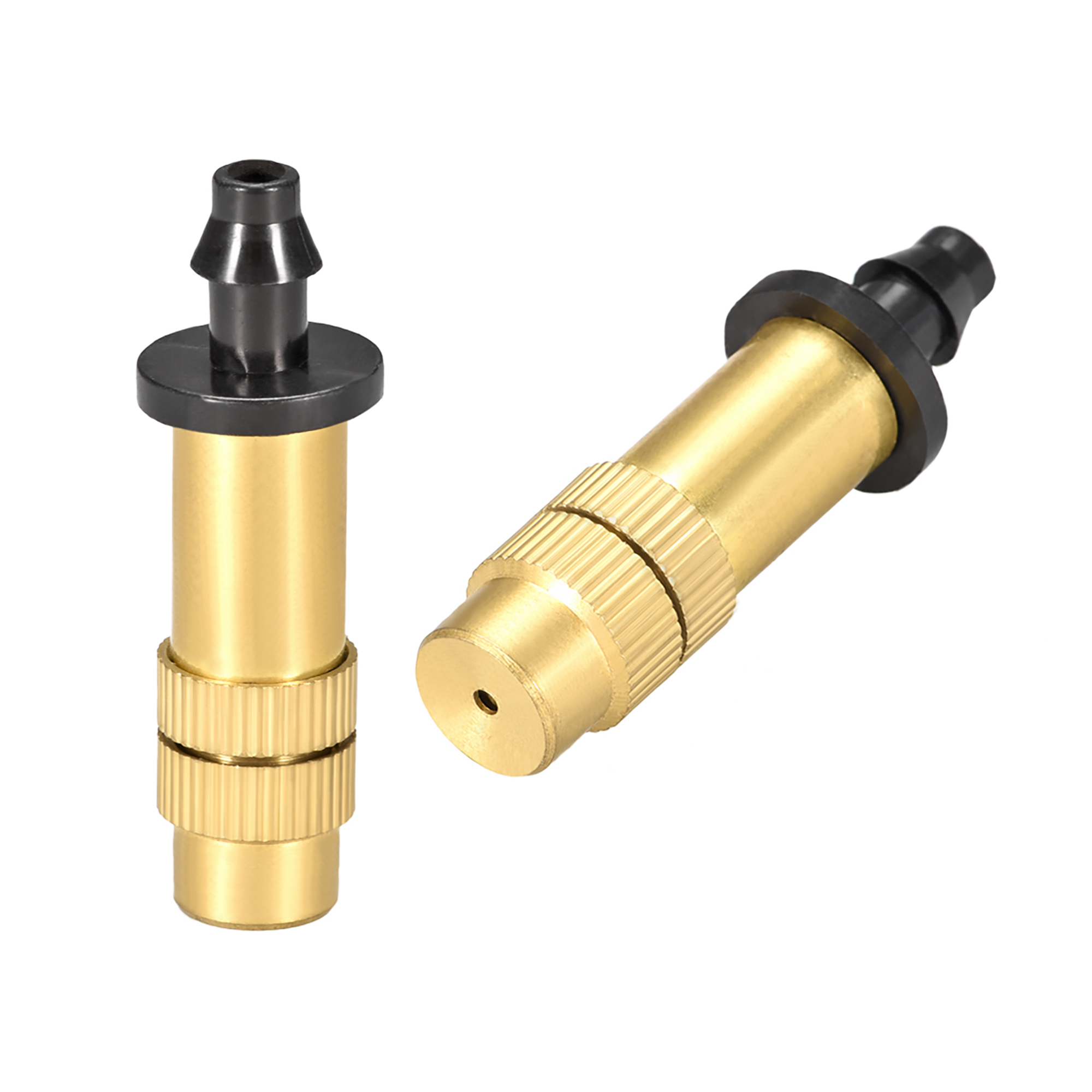 Uxcell 1/4" Barb Micro Copper Sprinklers Adjustable Spray 10 Pack ...