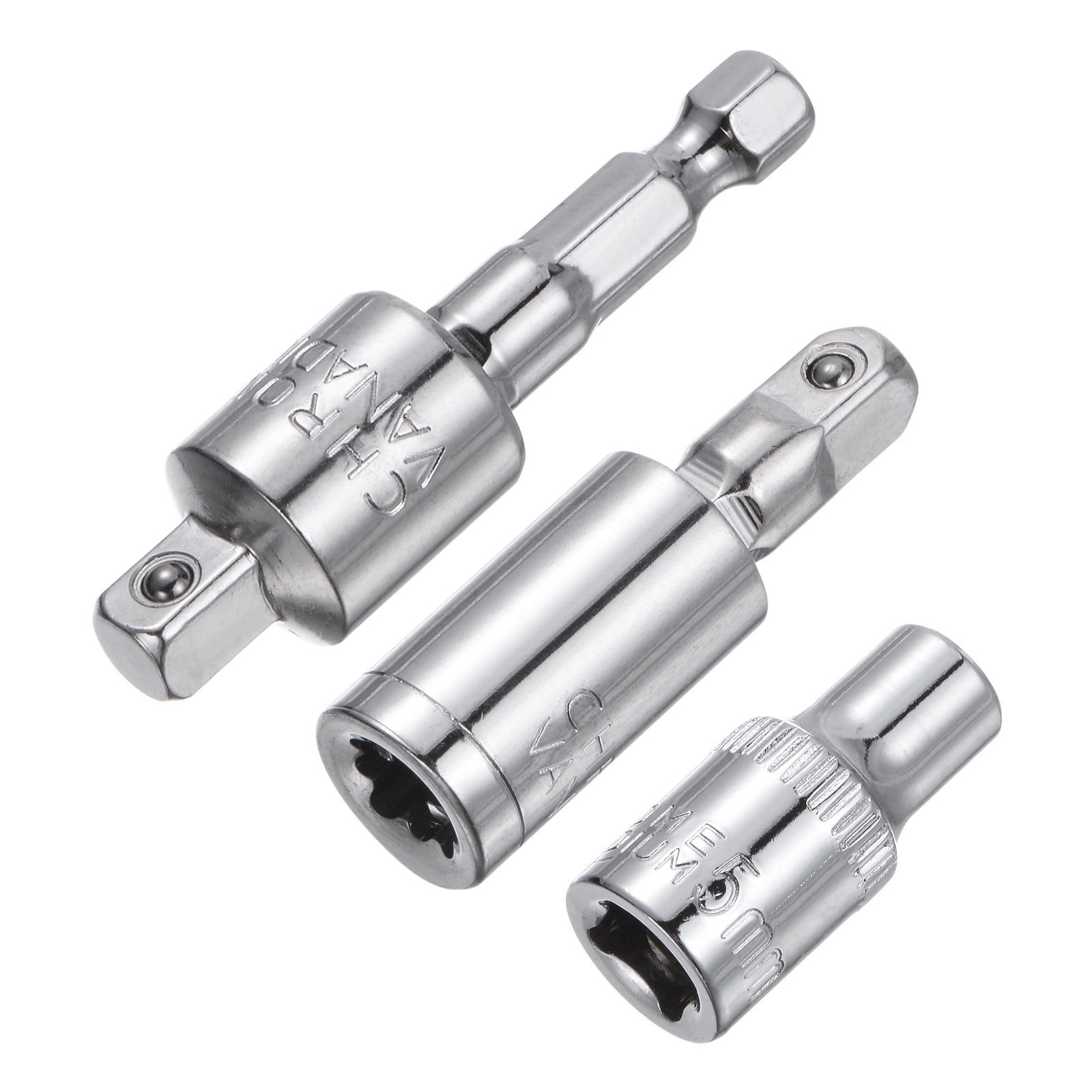 Uxcell 1/4" Drive 5mm Shallow Socket Swivel Joints Hex Shank Impact ...