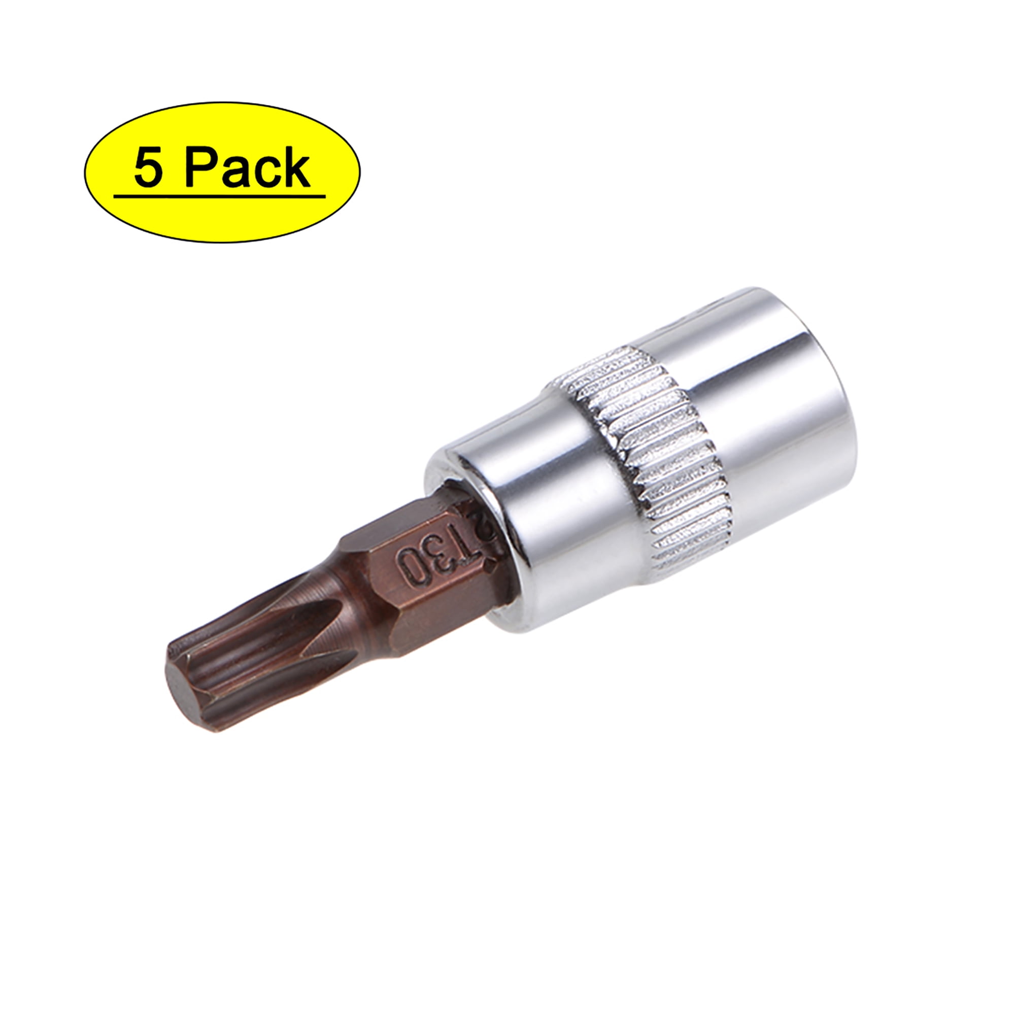 Uxcell 1/4" Drive x T30 Torx Bit Socket, S2 Steel Bits, CR-V Sockets ...