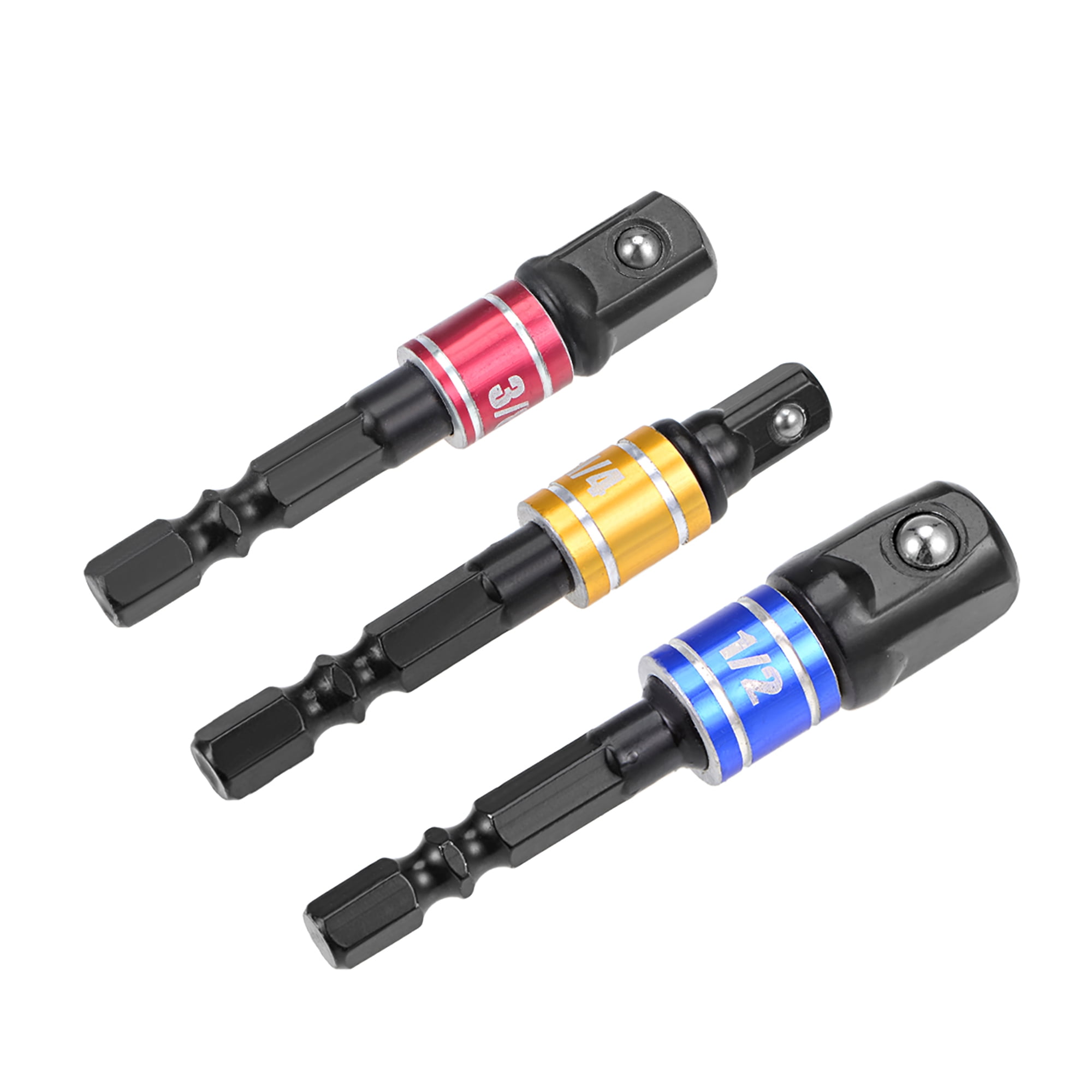 Uxcell 1/4" Hex Shank Bit Driver Extension Impact Grade Socket Adapter ...