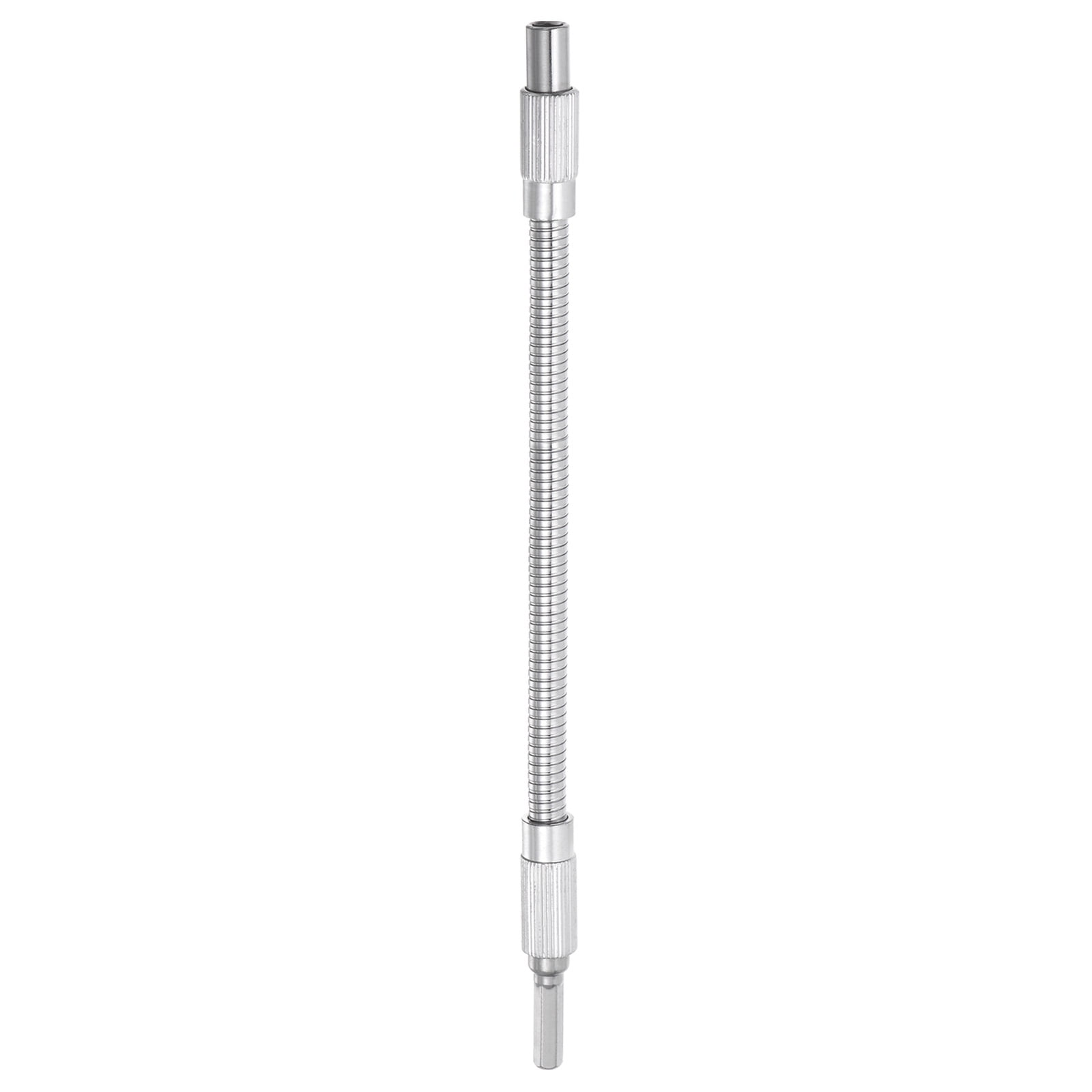 Uxcell 1/4" Hex Shank Flexible Extension Bit Shaft 250mm Soft ...