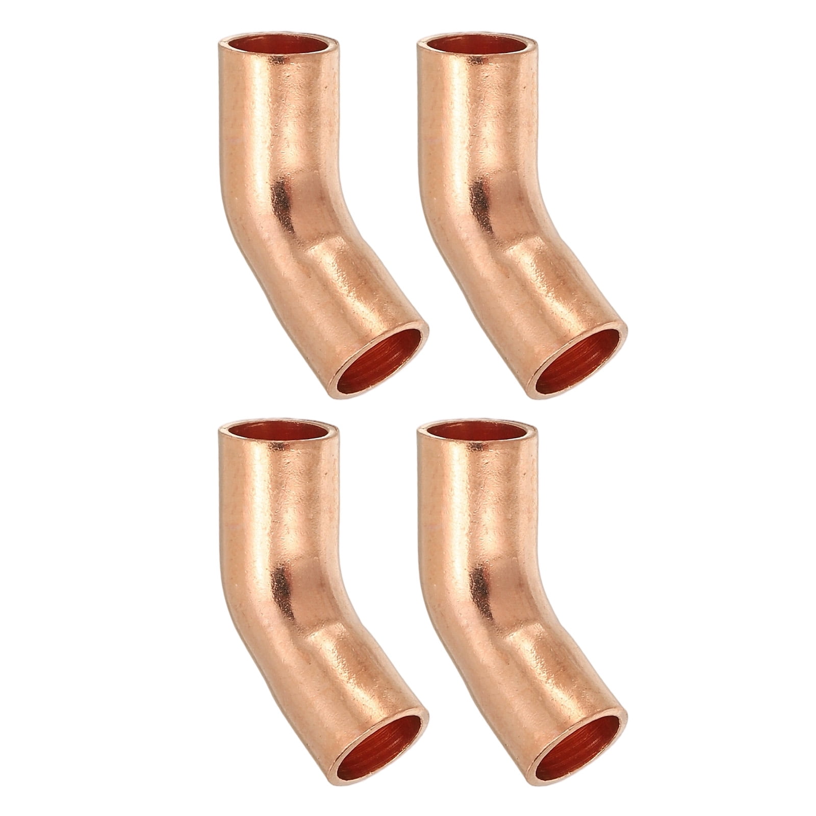 Uxcell Elbow Copper Fitting, 99.9% Pure Copper Pipe Fitting 45 Degree ...