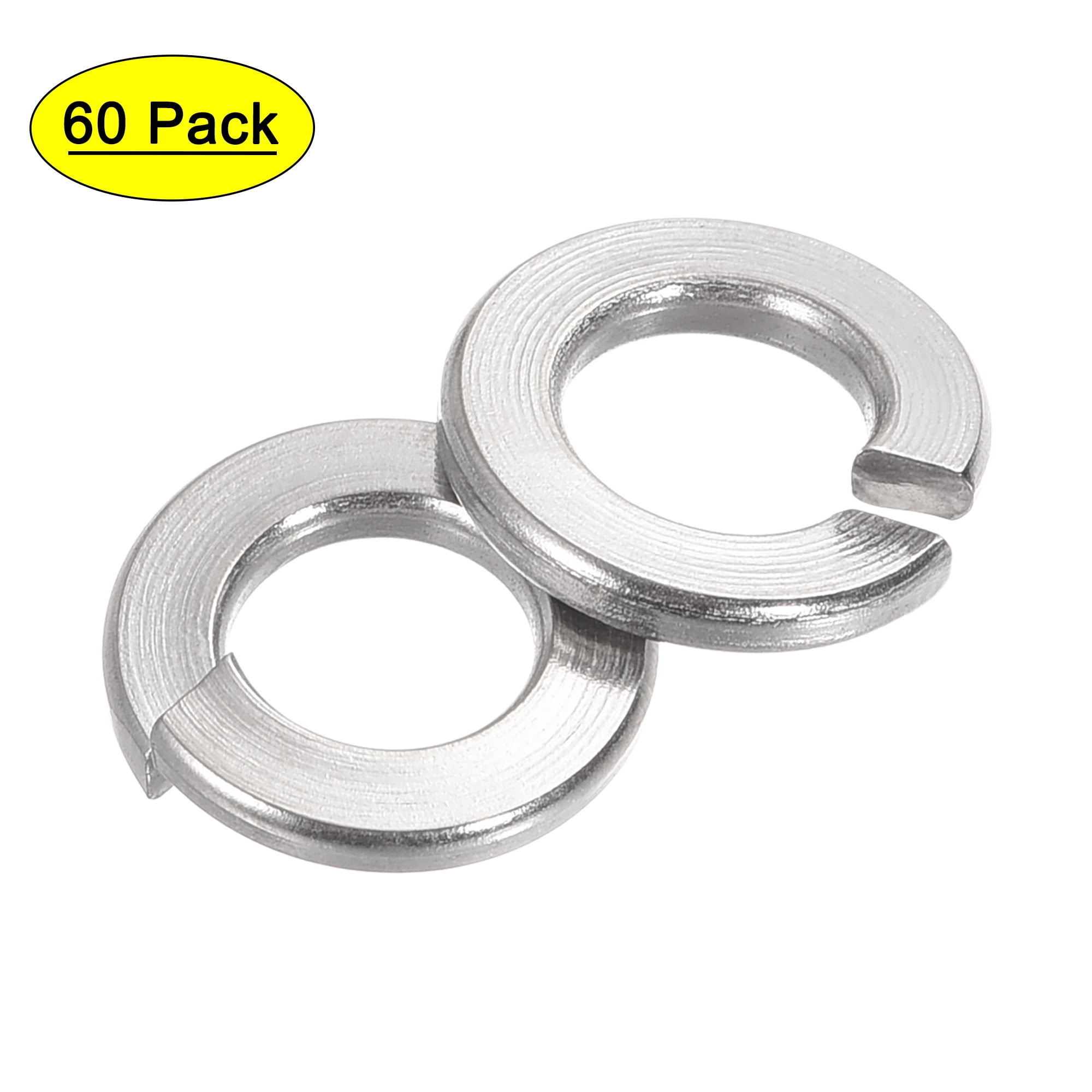 Uxcell 1/4-Inch 304 Stainless Steel Spring Lock Washer Split Lock ...