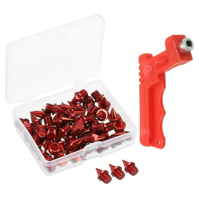 Uxcell 1/4 Inch Track Shoes Spikes Cross Country Replacement Spikes ...