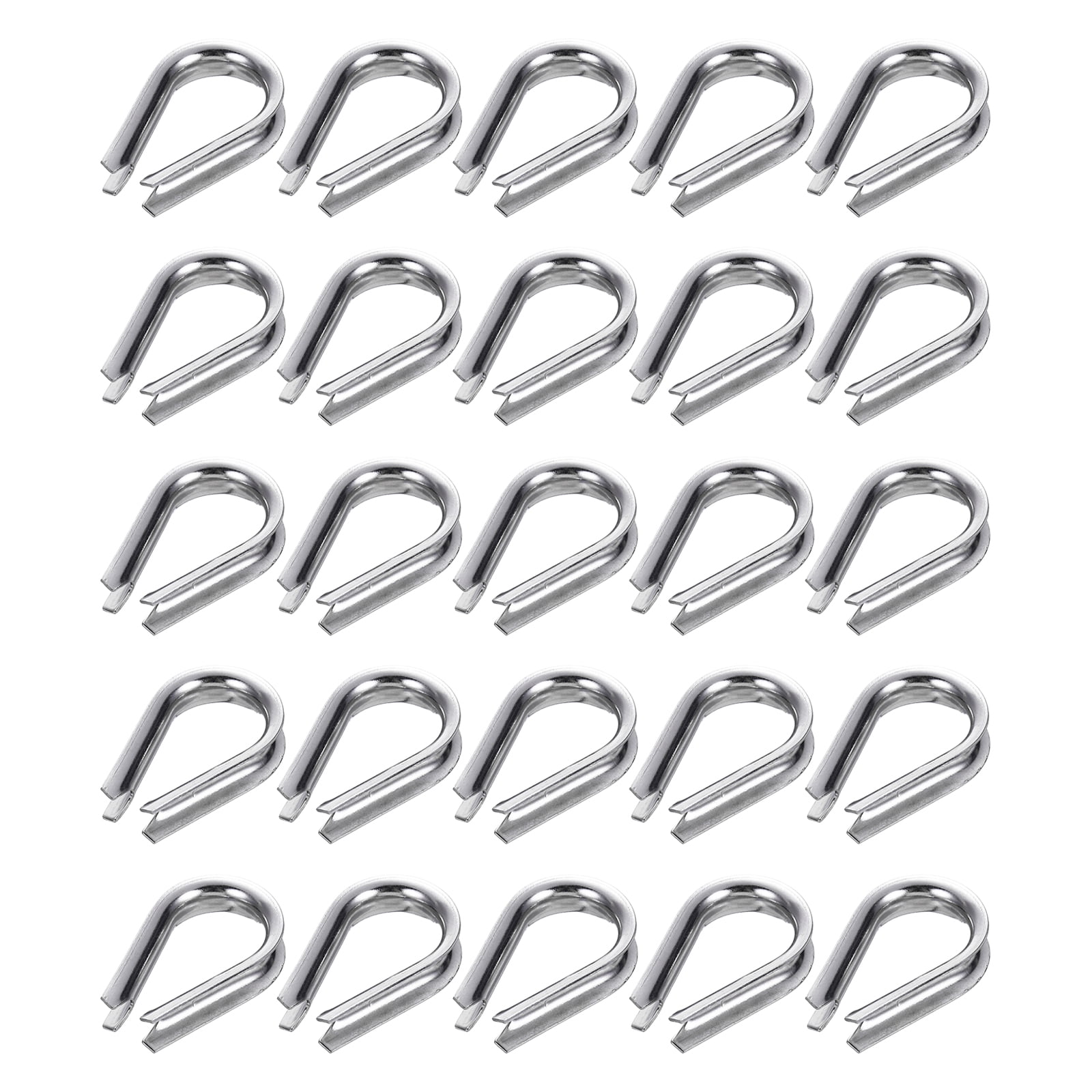 Uxcell 1/4" M6 Stainless Steel Thimble, 304 Stainless Steel Wire Rope ...